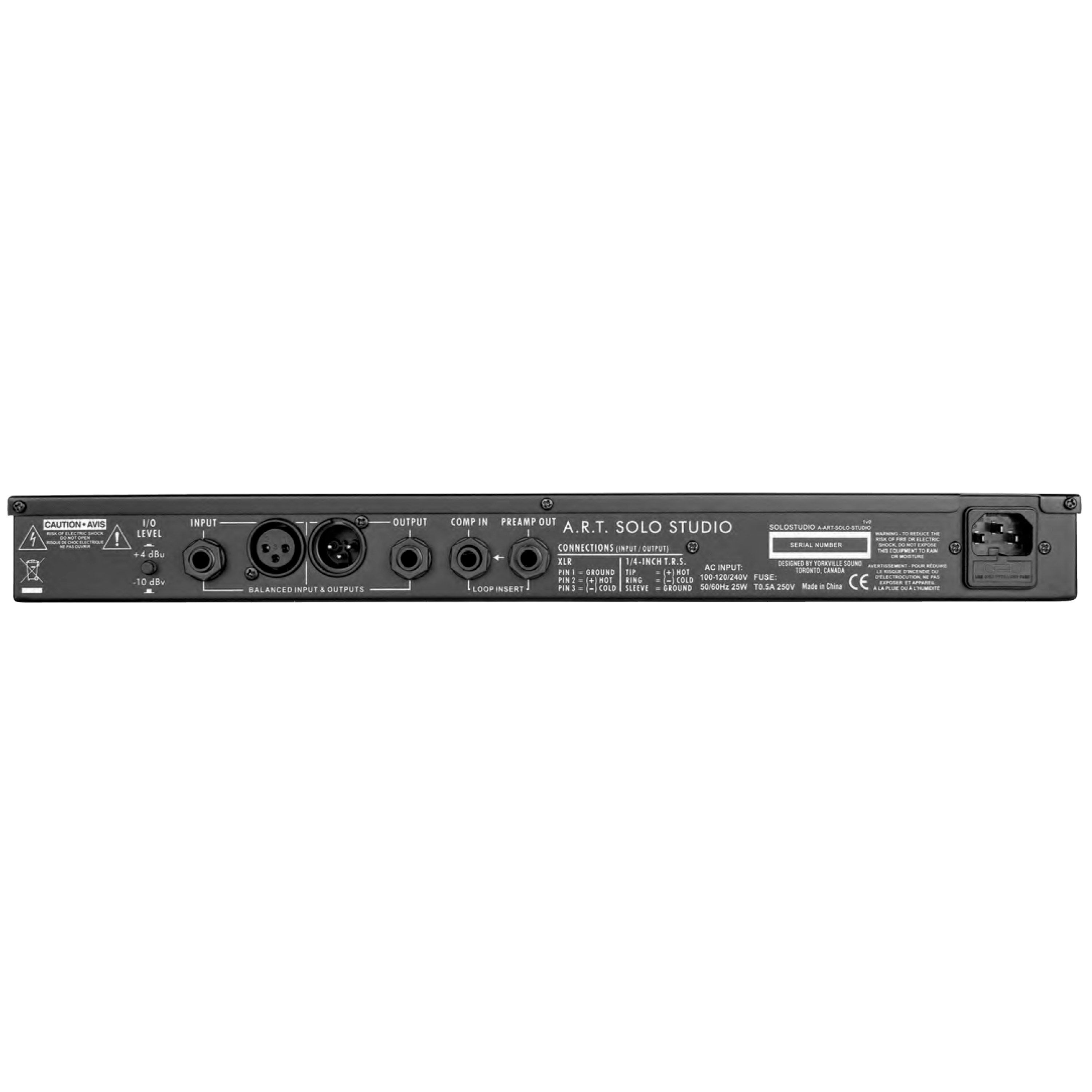 Art PRO Audio Solo Studio Multi-voice Channel Strip - Compressor ...
