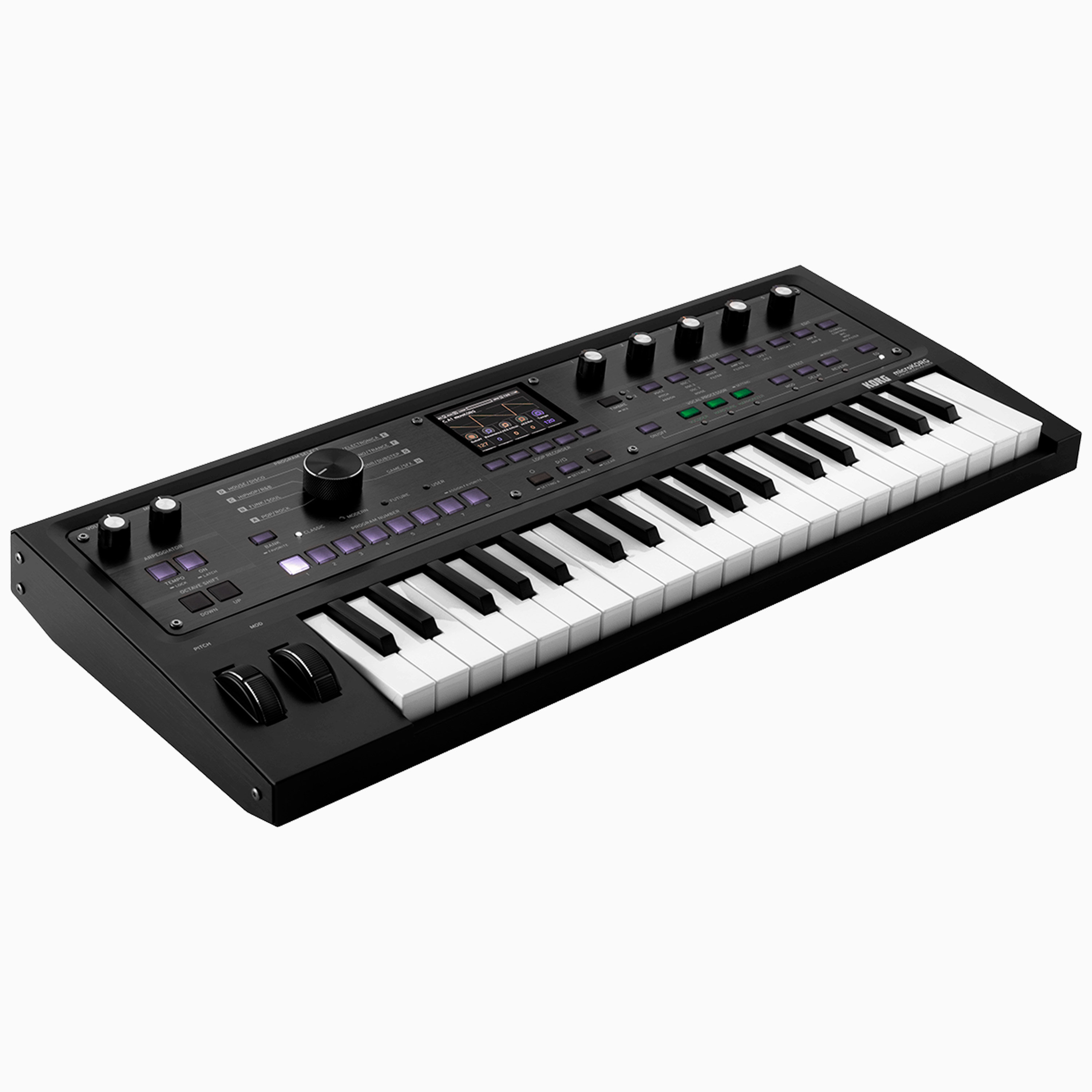 Korg MicroKORG MK2 Limited Edition Metallic Black + housse ...