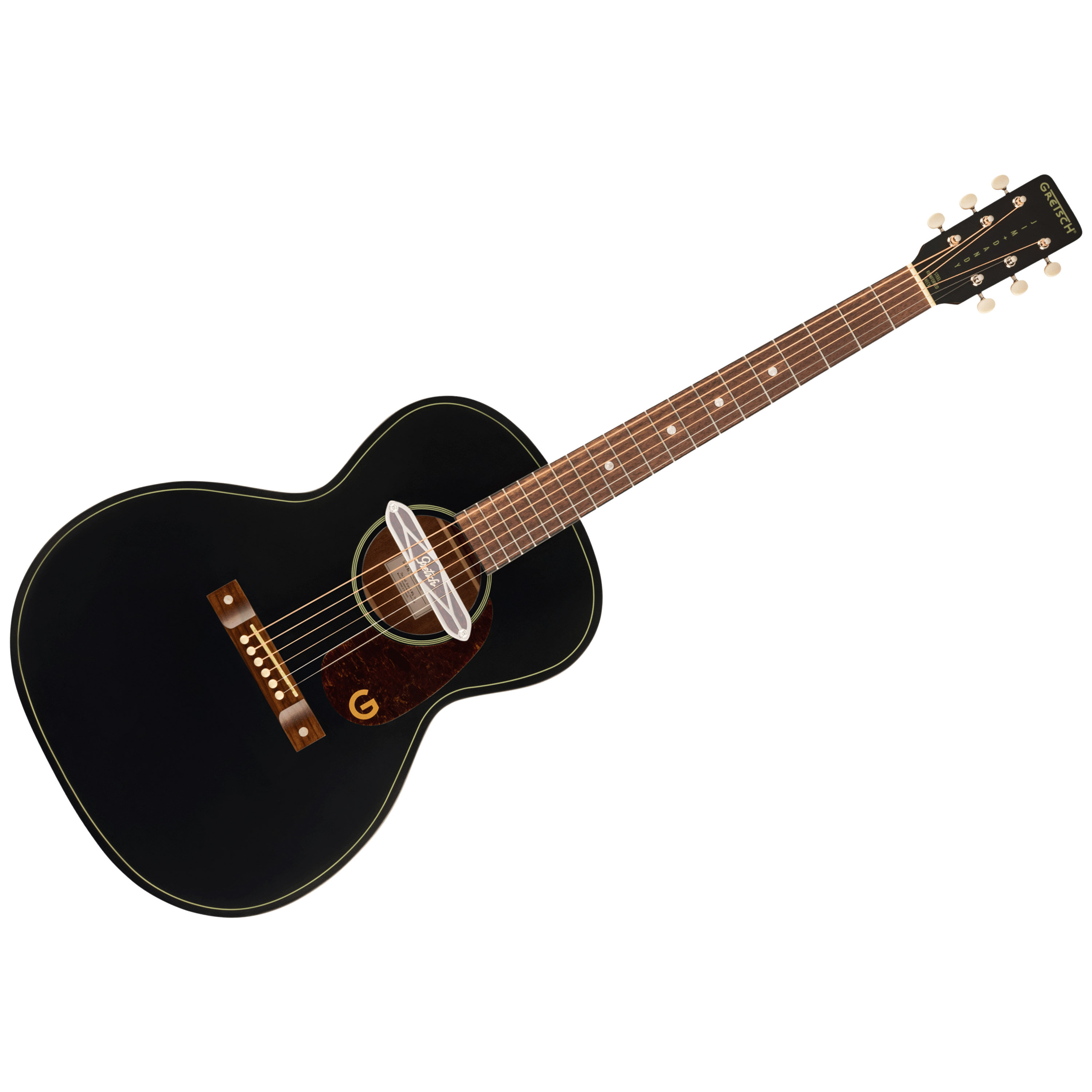 Gretsch Guitars Deltoluxe Concert Walnut Black Top - Guitare Folk ...