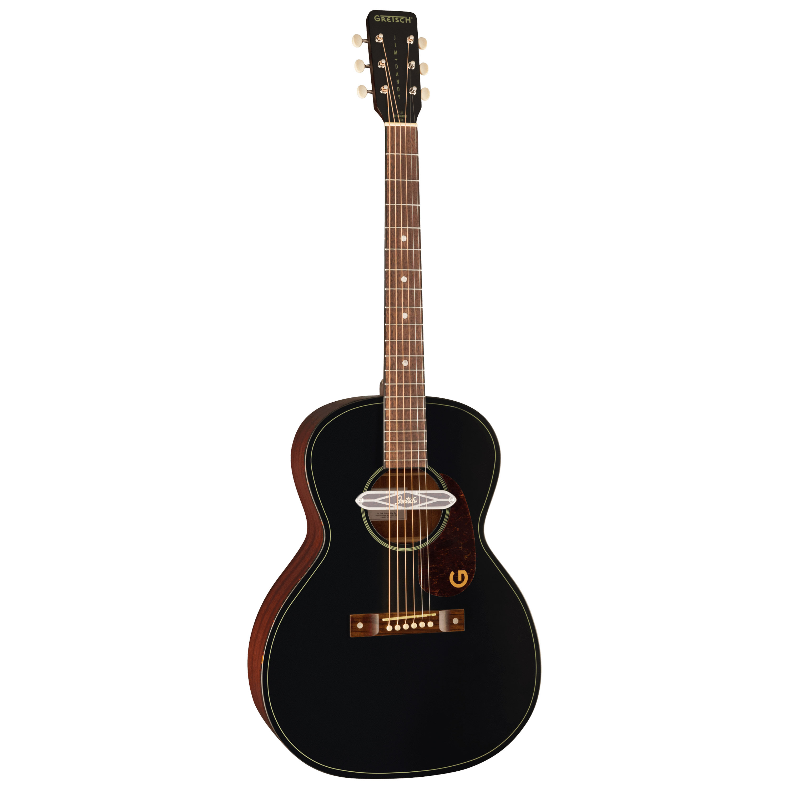Gretsch Guitars Deltoluxe Concert Walnut Black Top - Guitare Folk ...