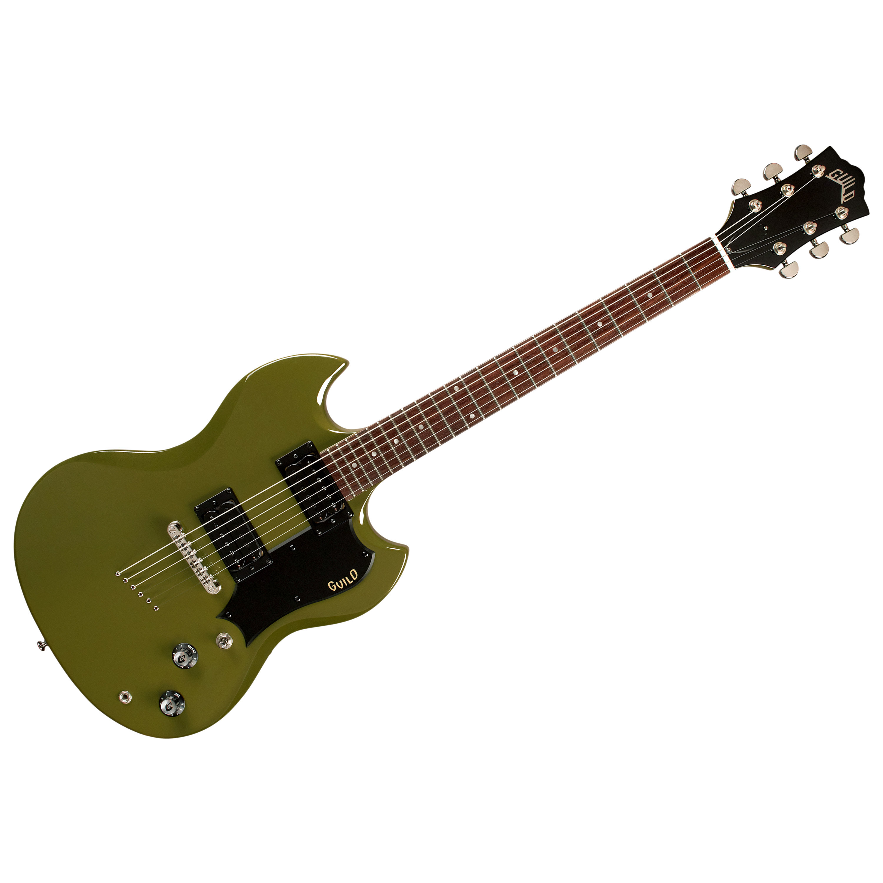 Guild Polara Phantom Green - Guitare double cut SonoVente.com