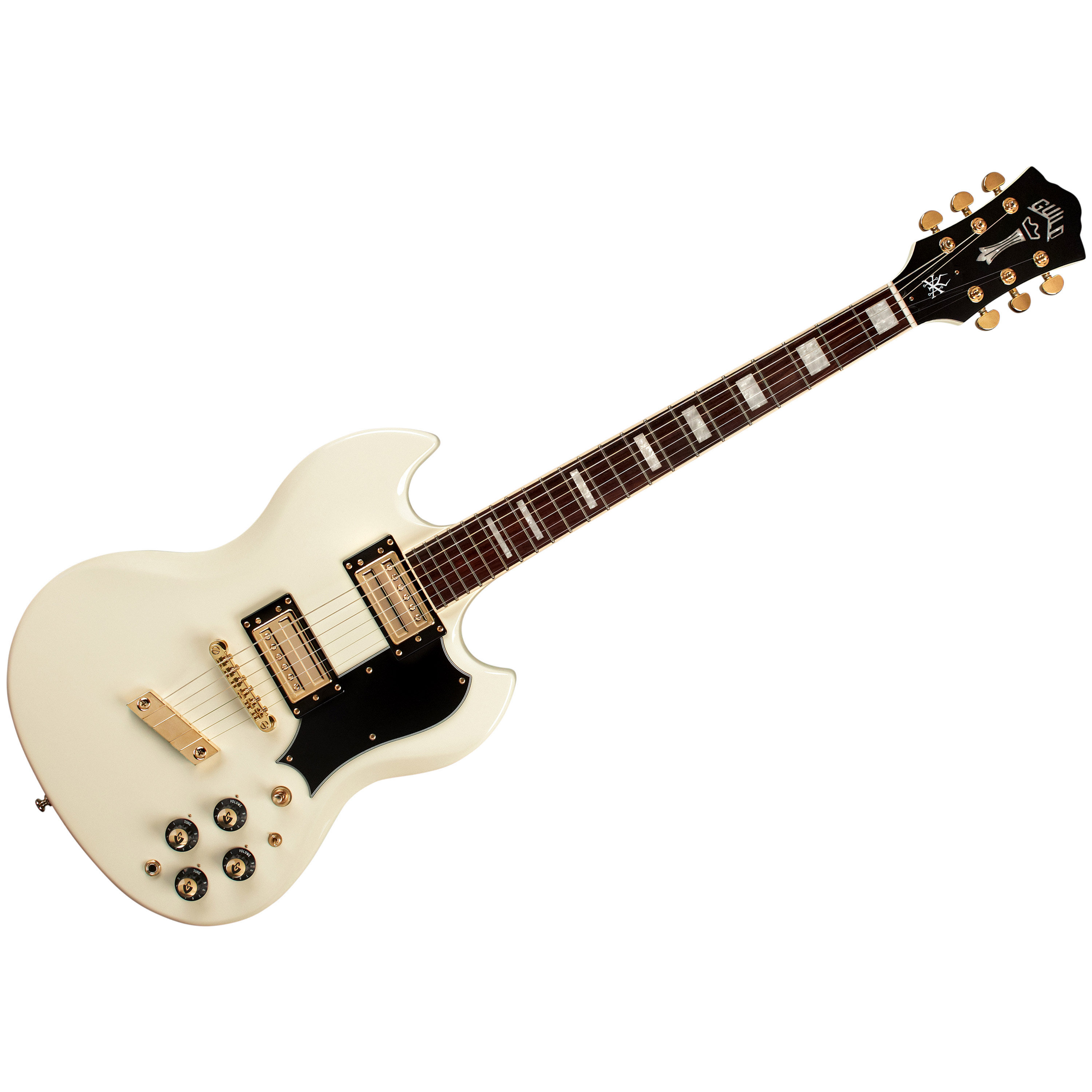 Guild Polara Kim Thayil Vintage White - Guitare signature SonoVente.com