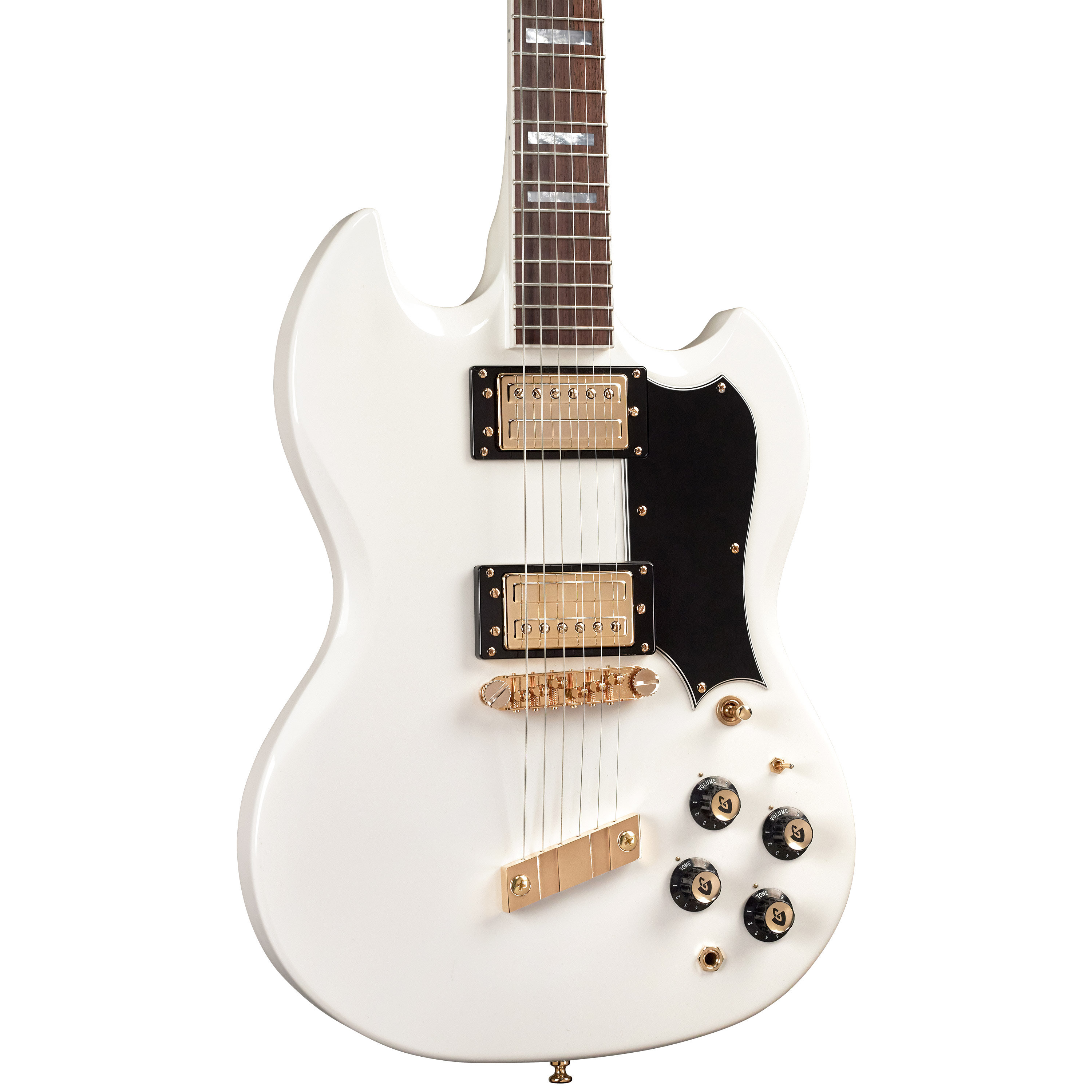 Guild S-100 Polara Kim Thayil White Artist Edition + Etui - Guitare ...