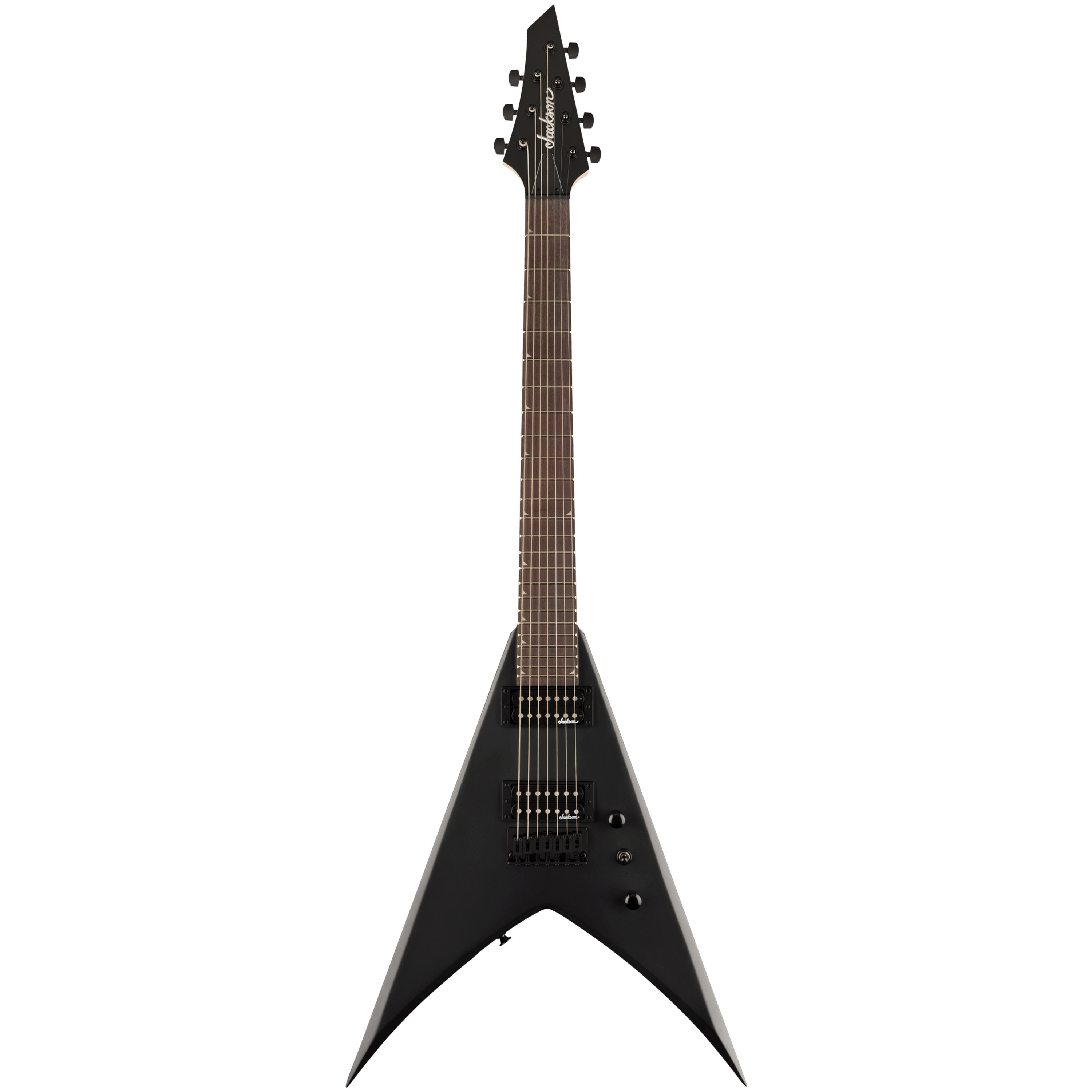 Jackson JS Series King V JS22-7 HardTail Black - Guitare flying V ...
