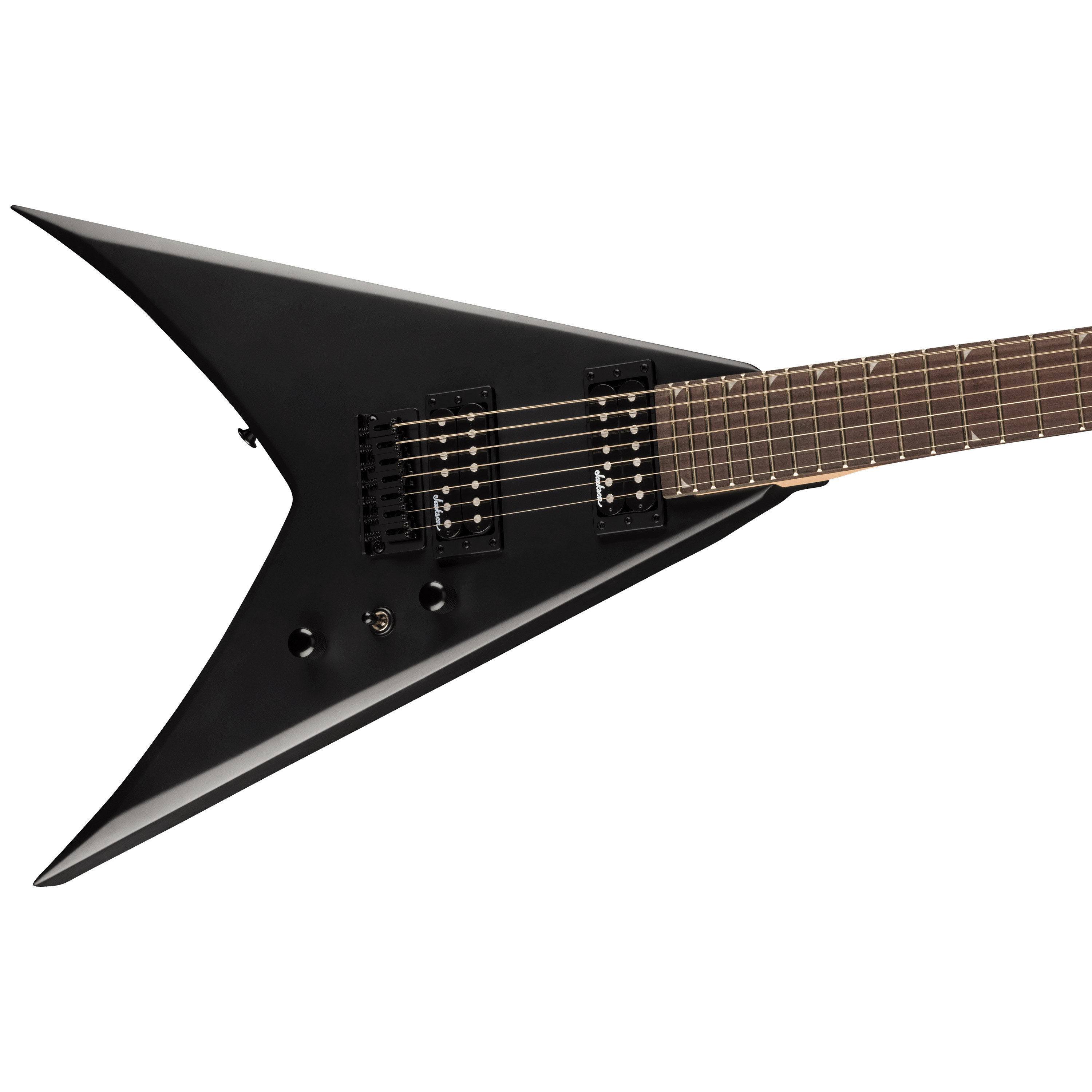 Jackson JS Series King V JS22-7 HardTail Black - Guitare flying V ...