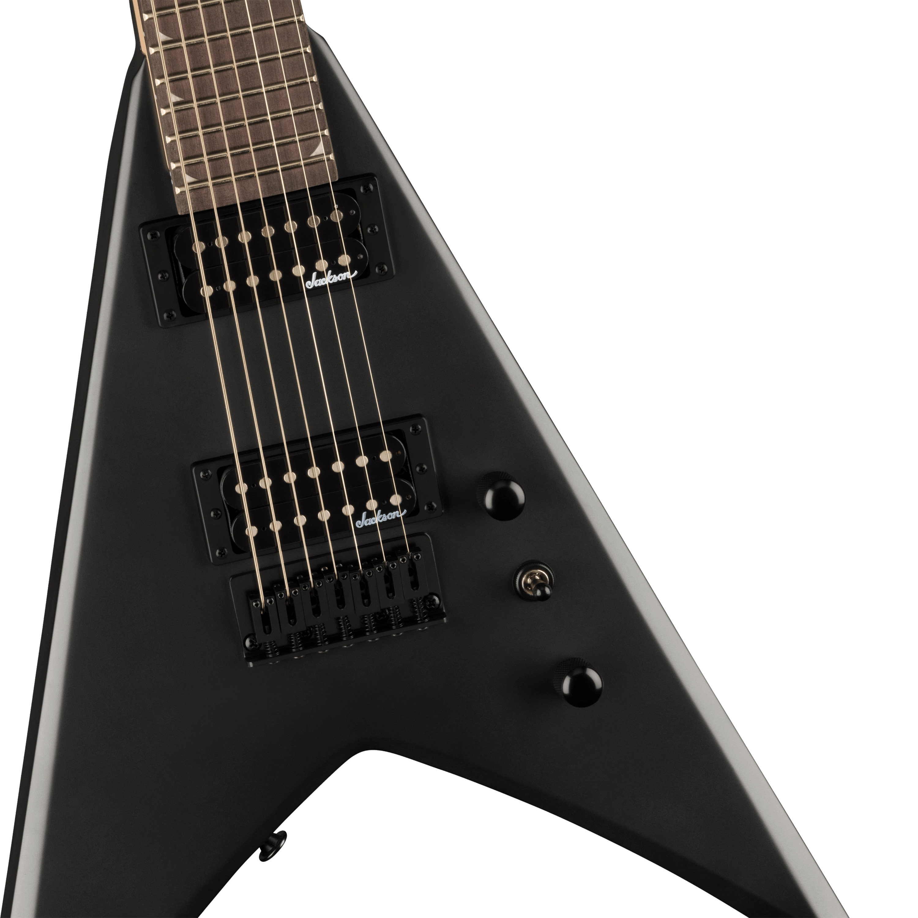 Jackson JS Series King V JS22-7 HardTail Black - Guitare flying V ...