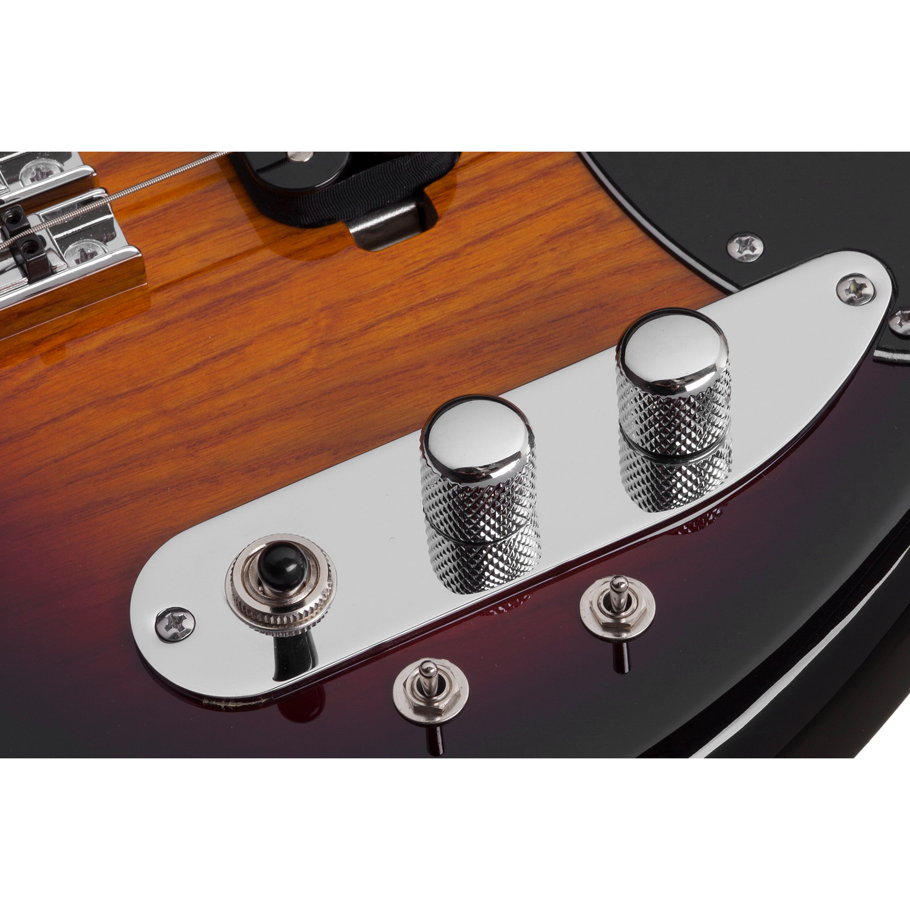 Schecter CV4 - 3 Tone Sunburst - Basse électrique SonoVente.com