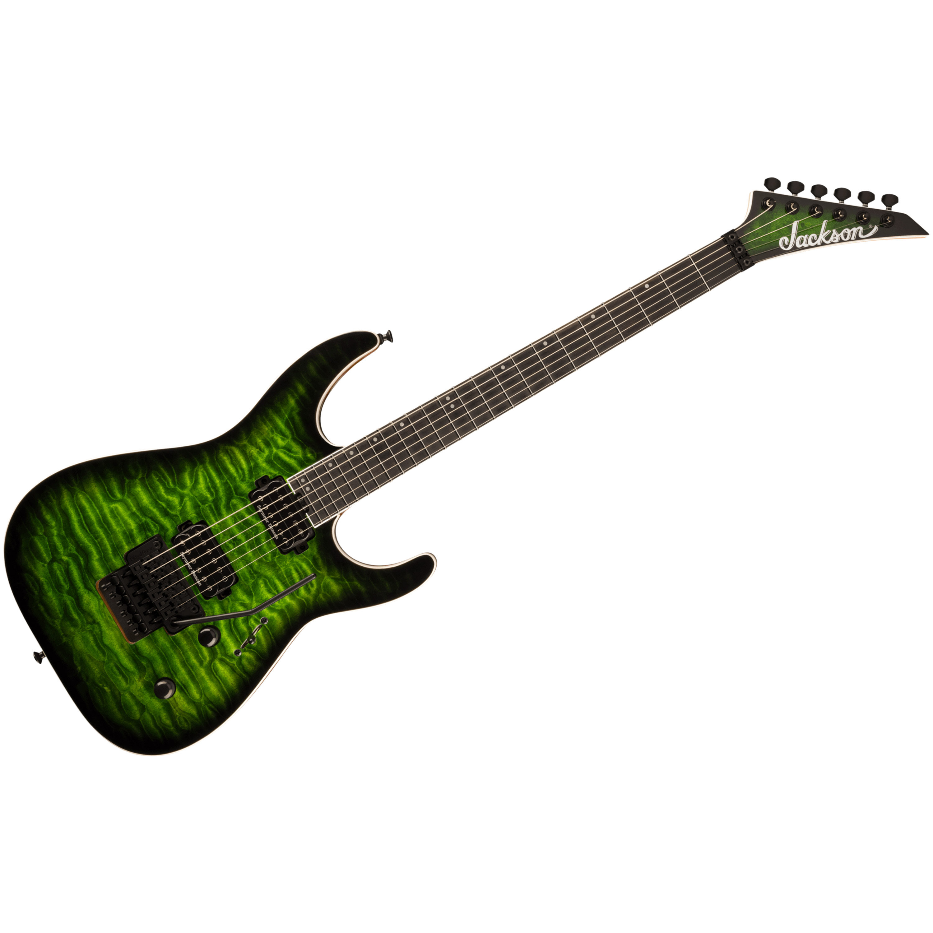 Jackson Pro Plus Series Dinky DKAQ Eb Emerald Green - Guitare métal ...