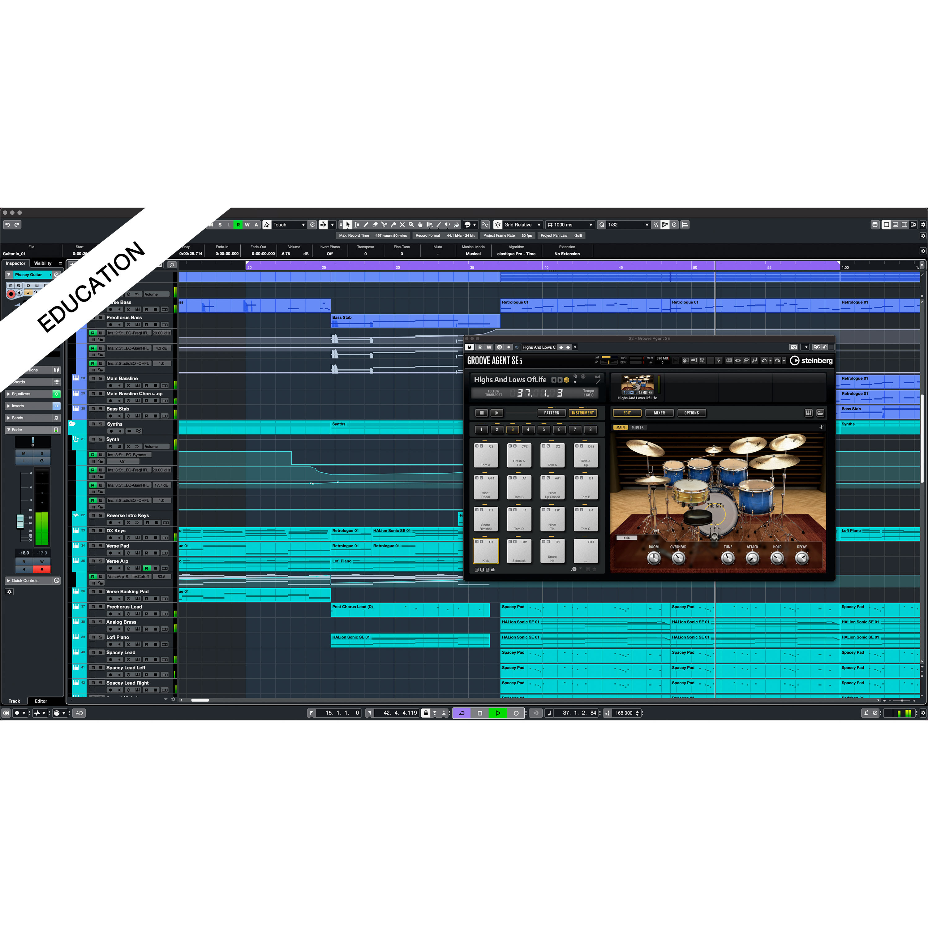 Steinberg Download Cubase Elements 14 EDU ESD - Sequencer / Recorder Software SonoVente.com - en