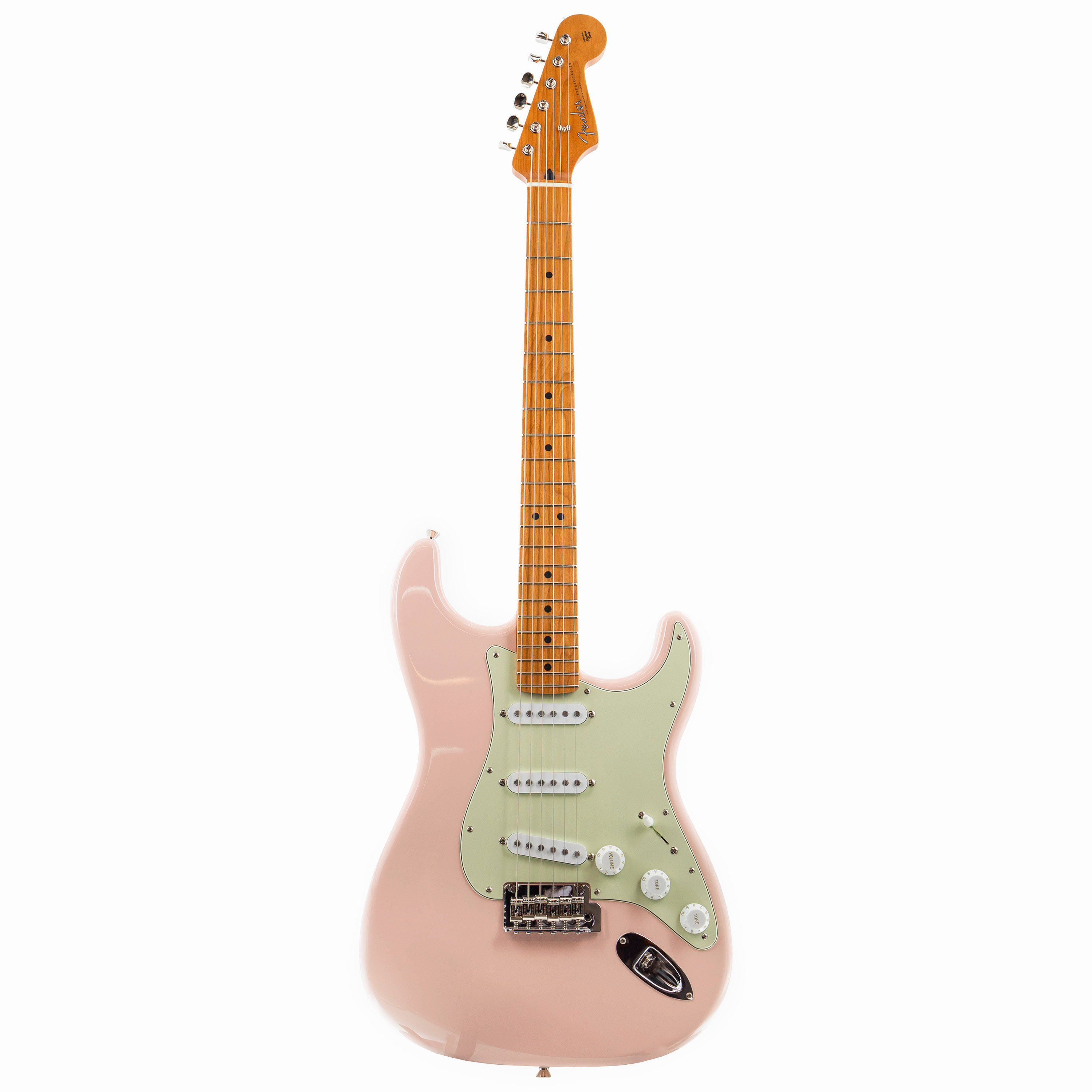 Fender FSR Hybrid II Strat Roasted Shell Pink GP-21 - Guitare forme ST ...