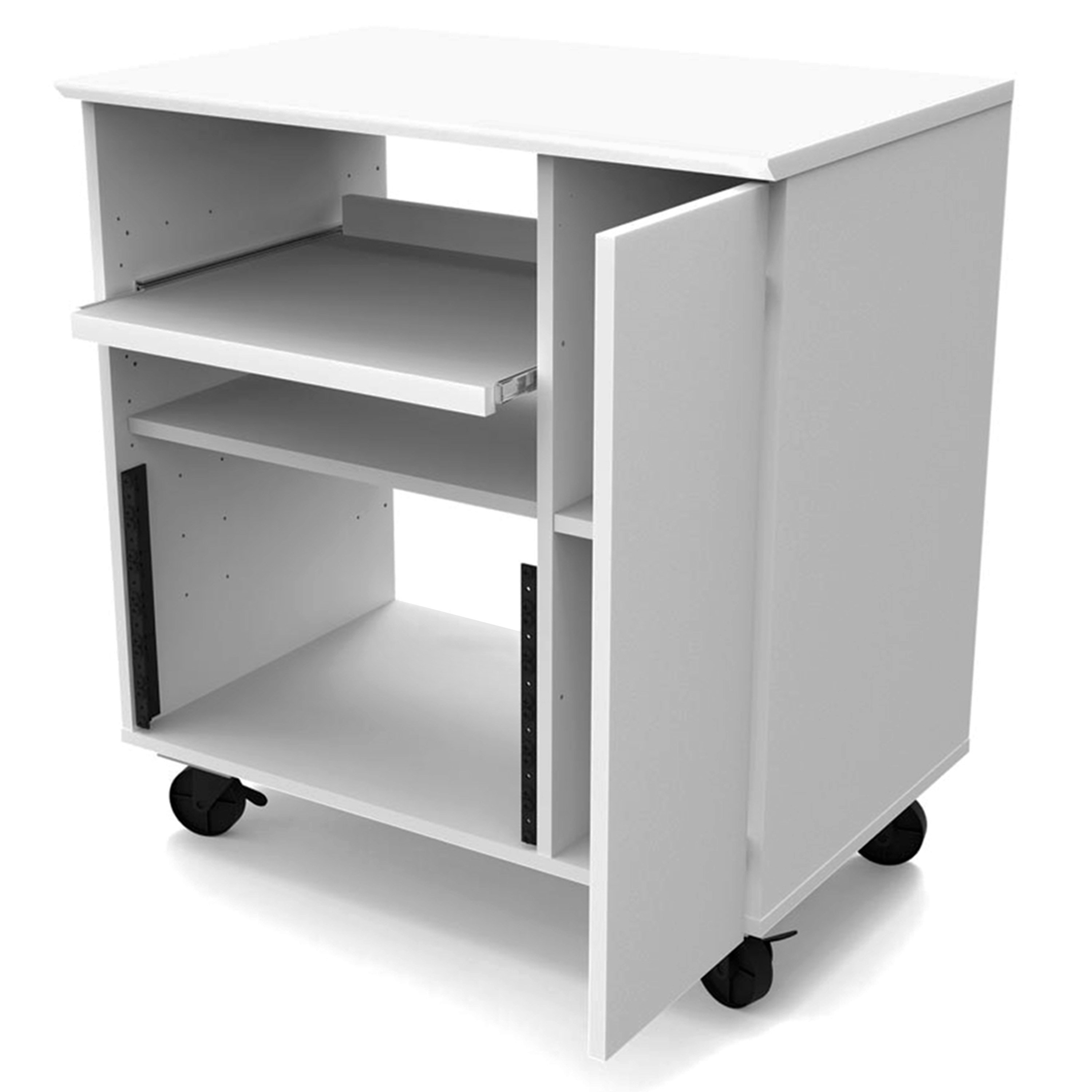 Glorious DJ Modular Side Rack White - Meuble de studio SonoVente.com