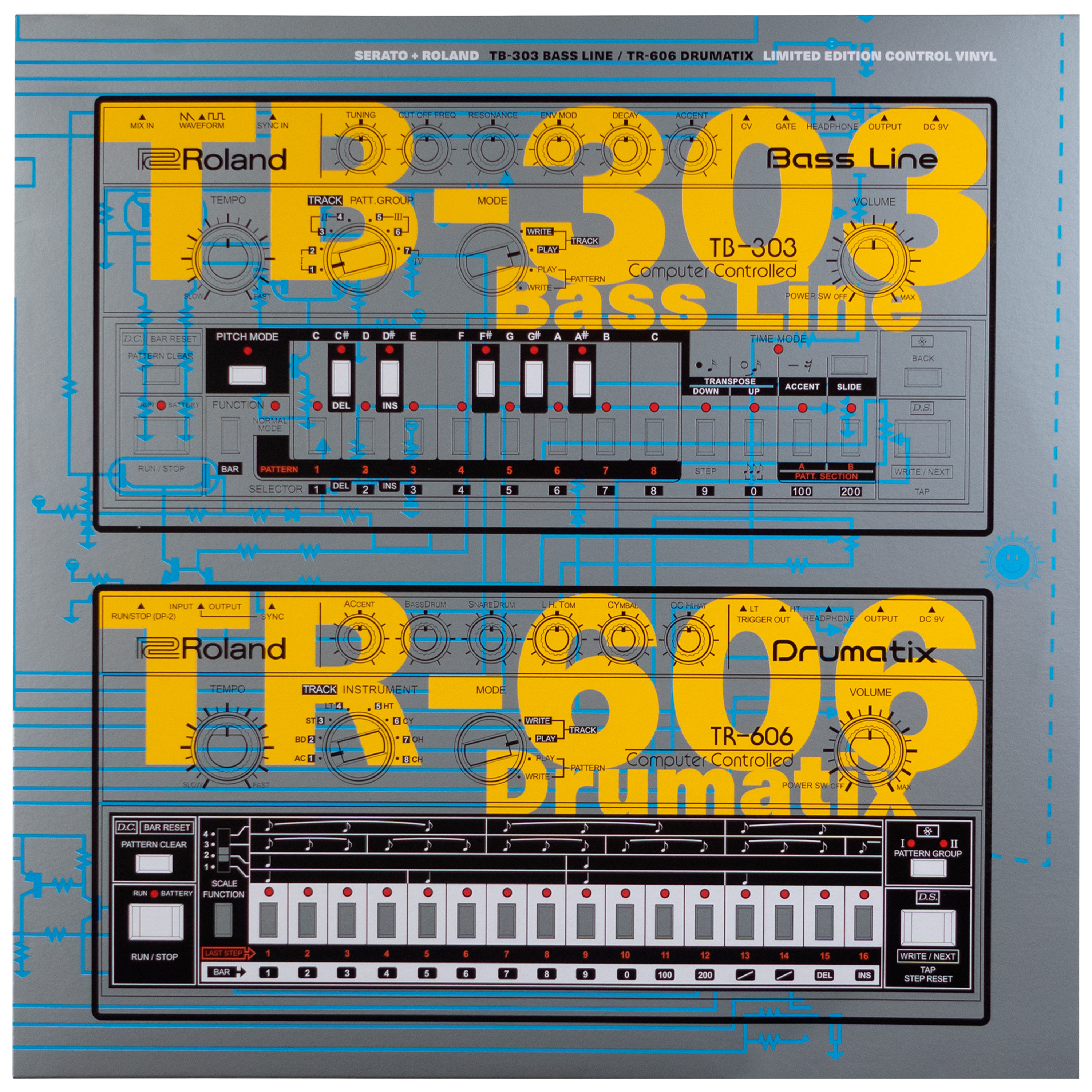 Serato 2x12 TB-303 / TR-606 Limited Edition - Logiciel de mixage SonoVente.com