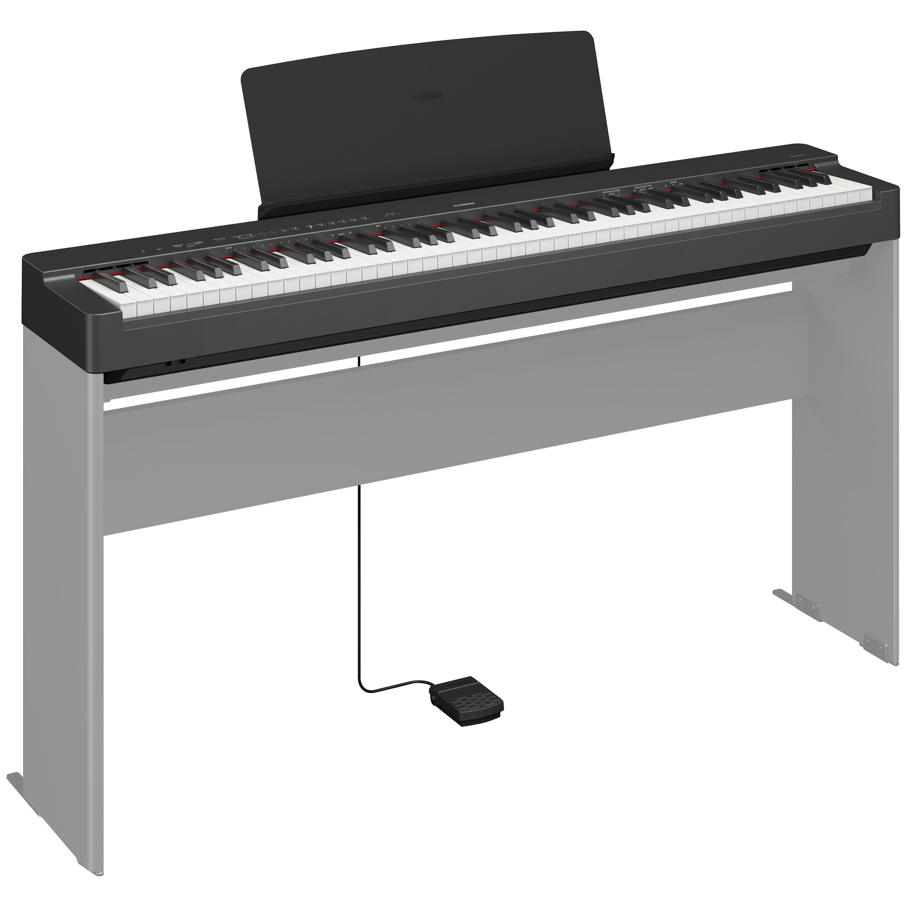 Yamaha P-225 Black + FC35 - Piano portable SonoVente.com