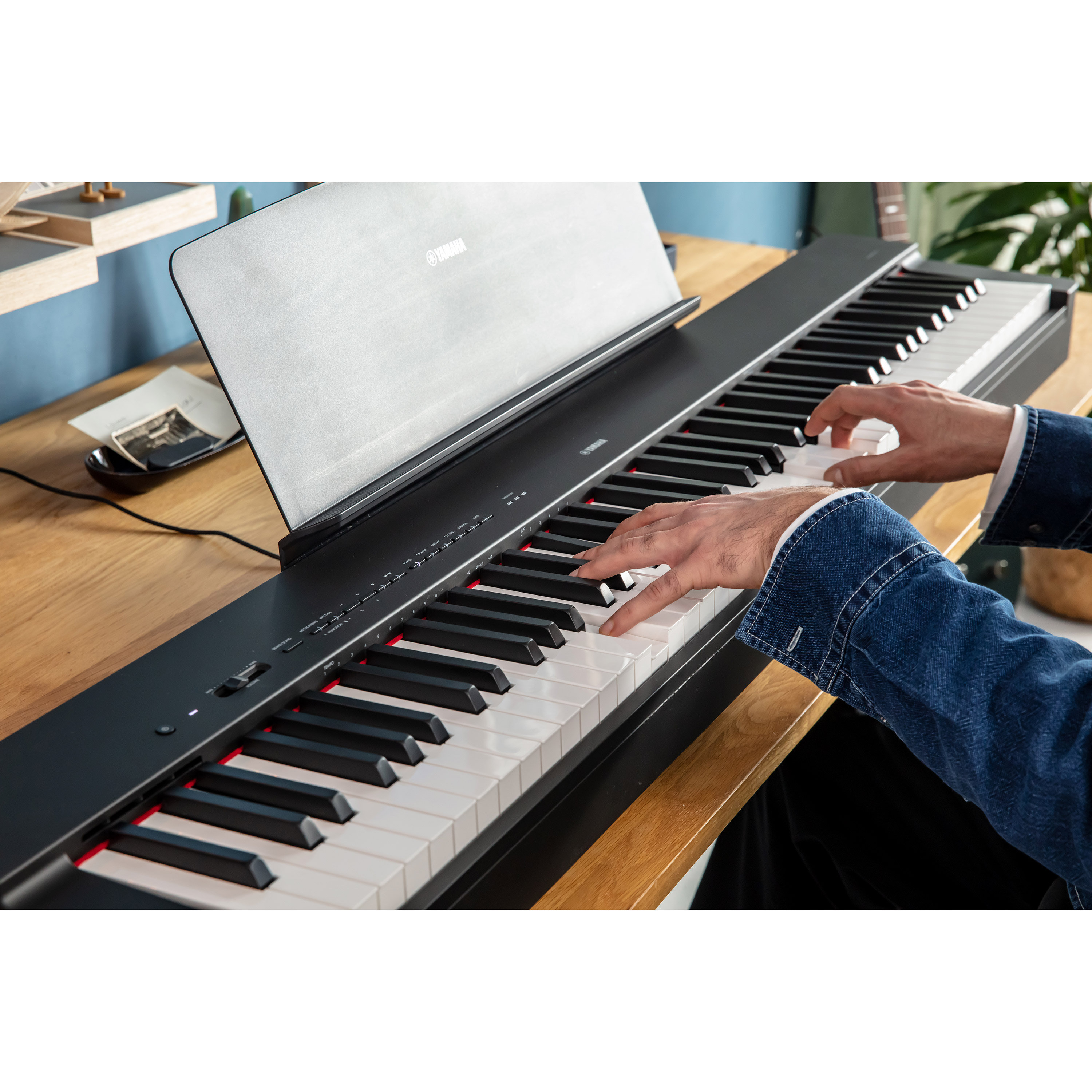 Yamaha P-225 Black + FC35 - Piano portable SonoVente.com