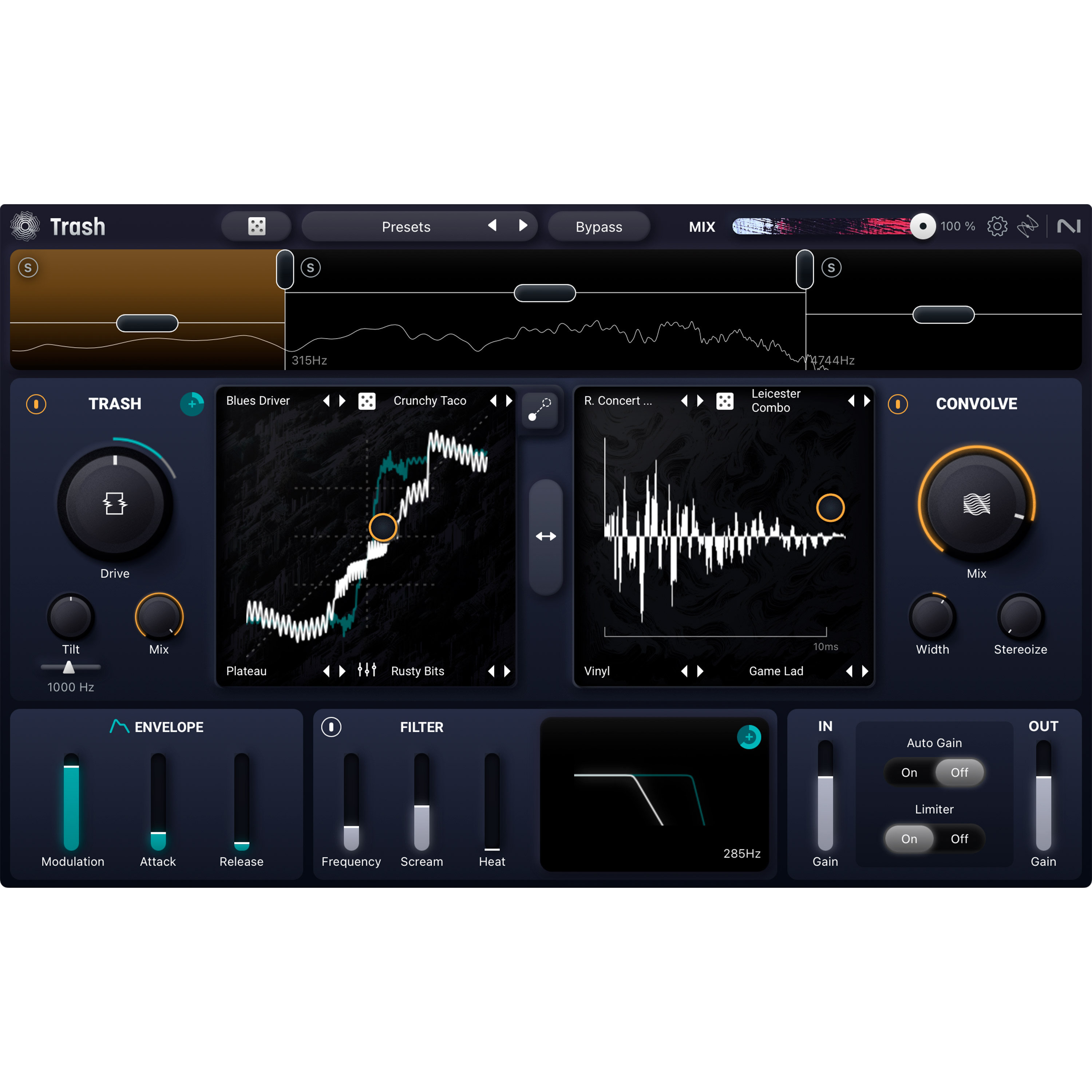Izotope Trash (ESD) - Software Plug-ins de efectos SonoVente.com - es