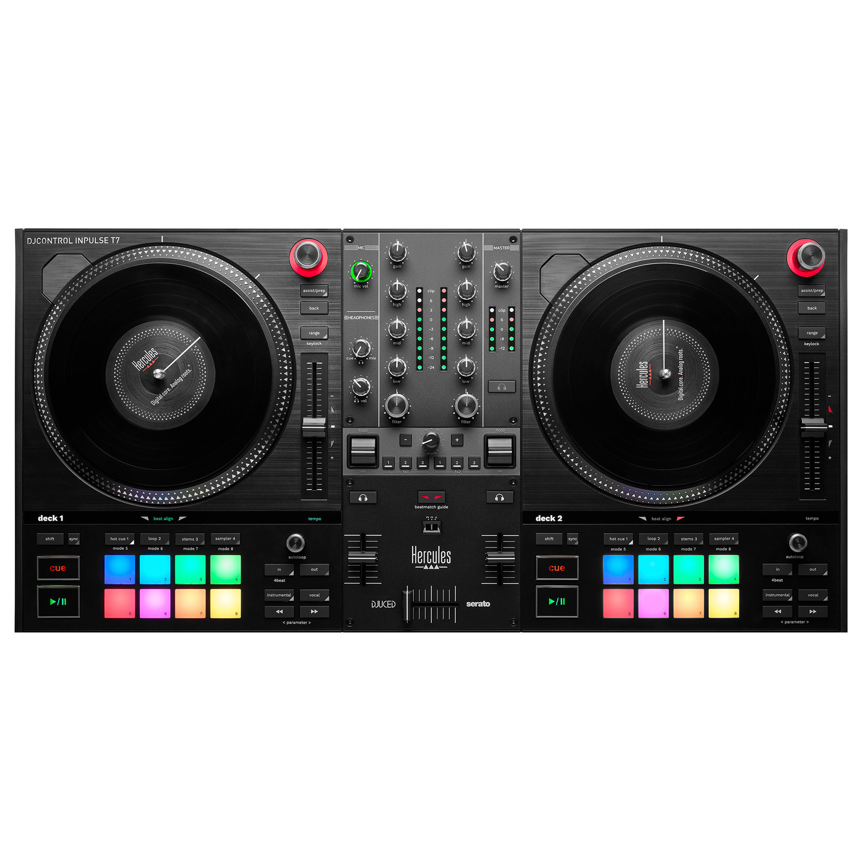 Hercules DJ DJ Control Inpulse T7 - Contrôleur DJ USB SonoVente.com