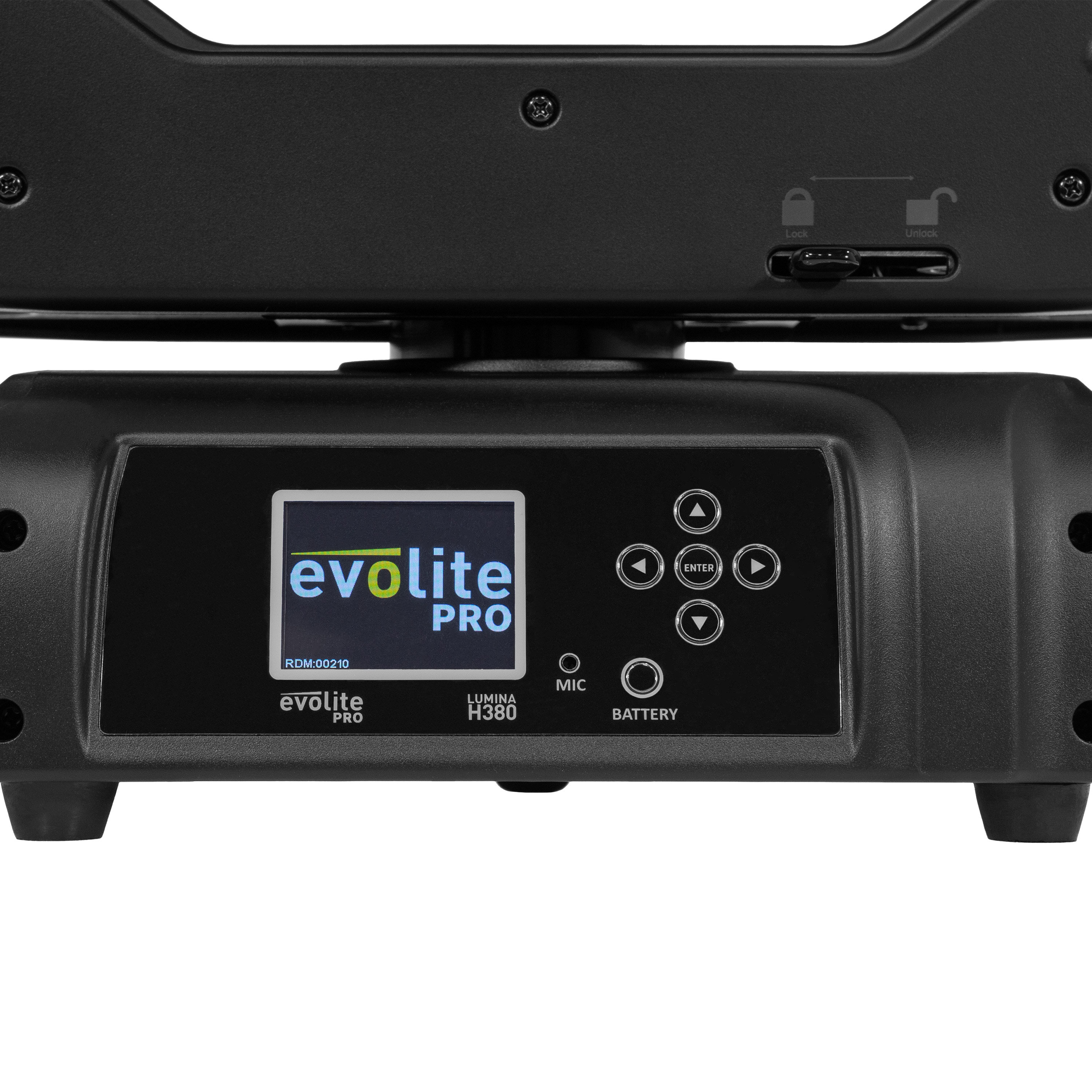 Evolite Pro Lumina H380 Set - Lyre Spot SonoVente.com