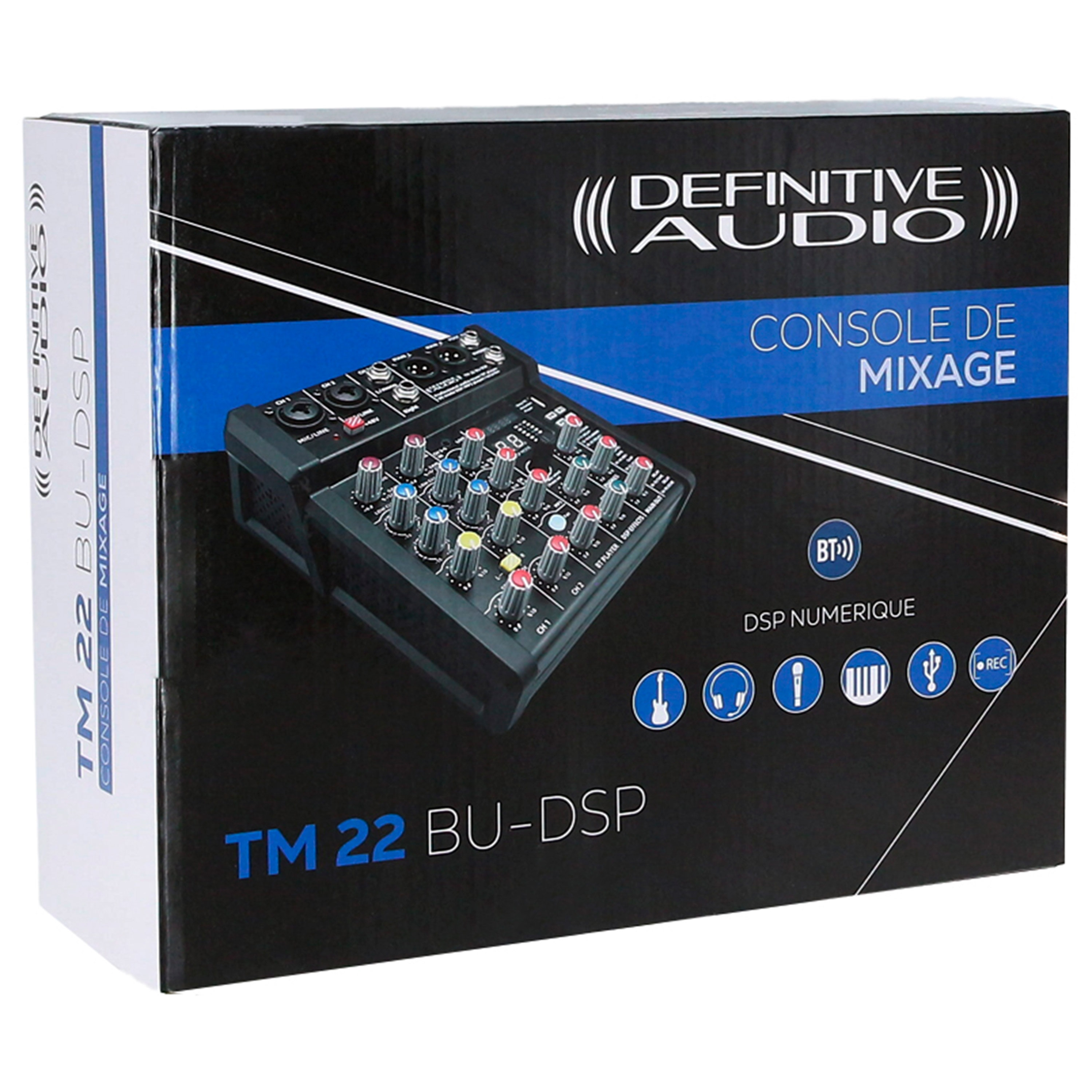 Definitive Audio TM 22 BU-DSP - Console de mixage analogique SonoVente.com