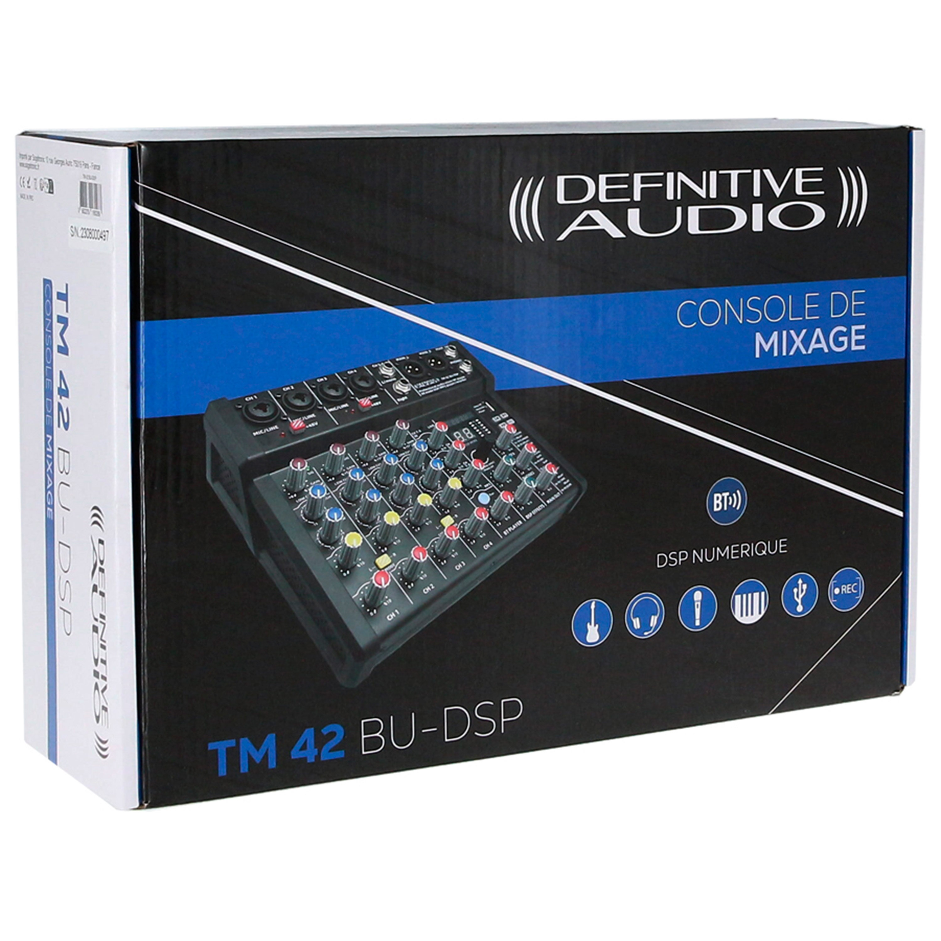 Definitive Audio TM 42 BU-DSP - Console de mixage analogique SonoVente.com
