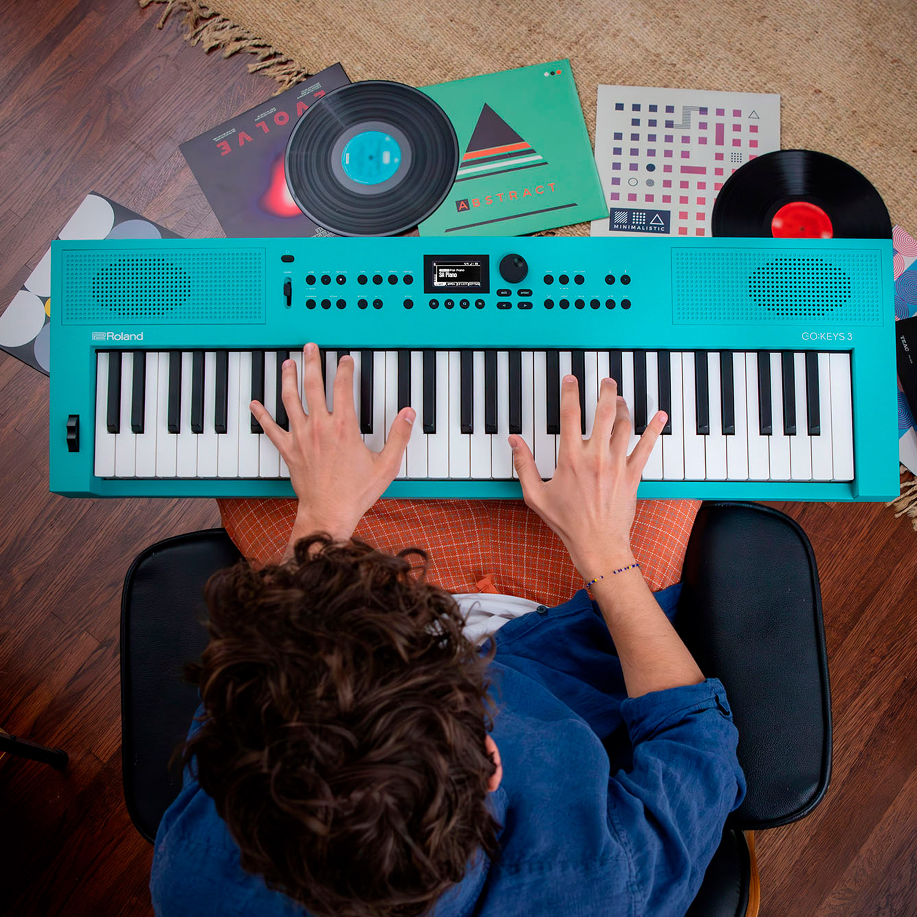Roland GO:KEYS 3-TQ Turquoise - Piano portable SonoVente.com