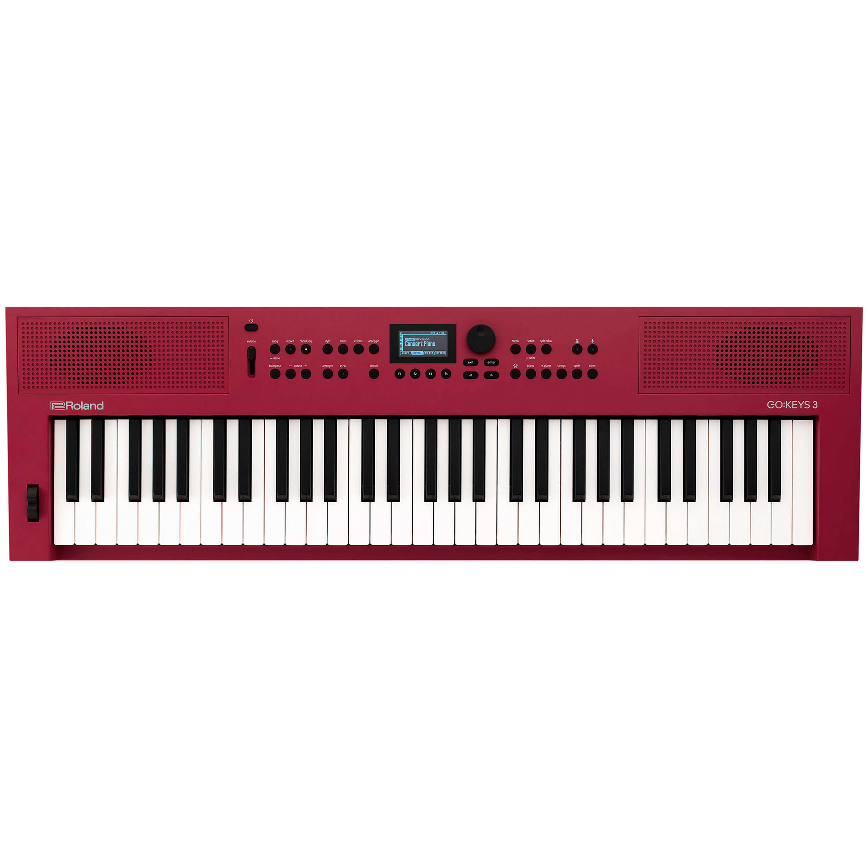 Roland GO:KEYS 3-RD Dark Red - Piano portable SonoVente.com