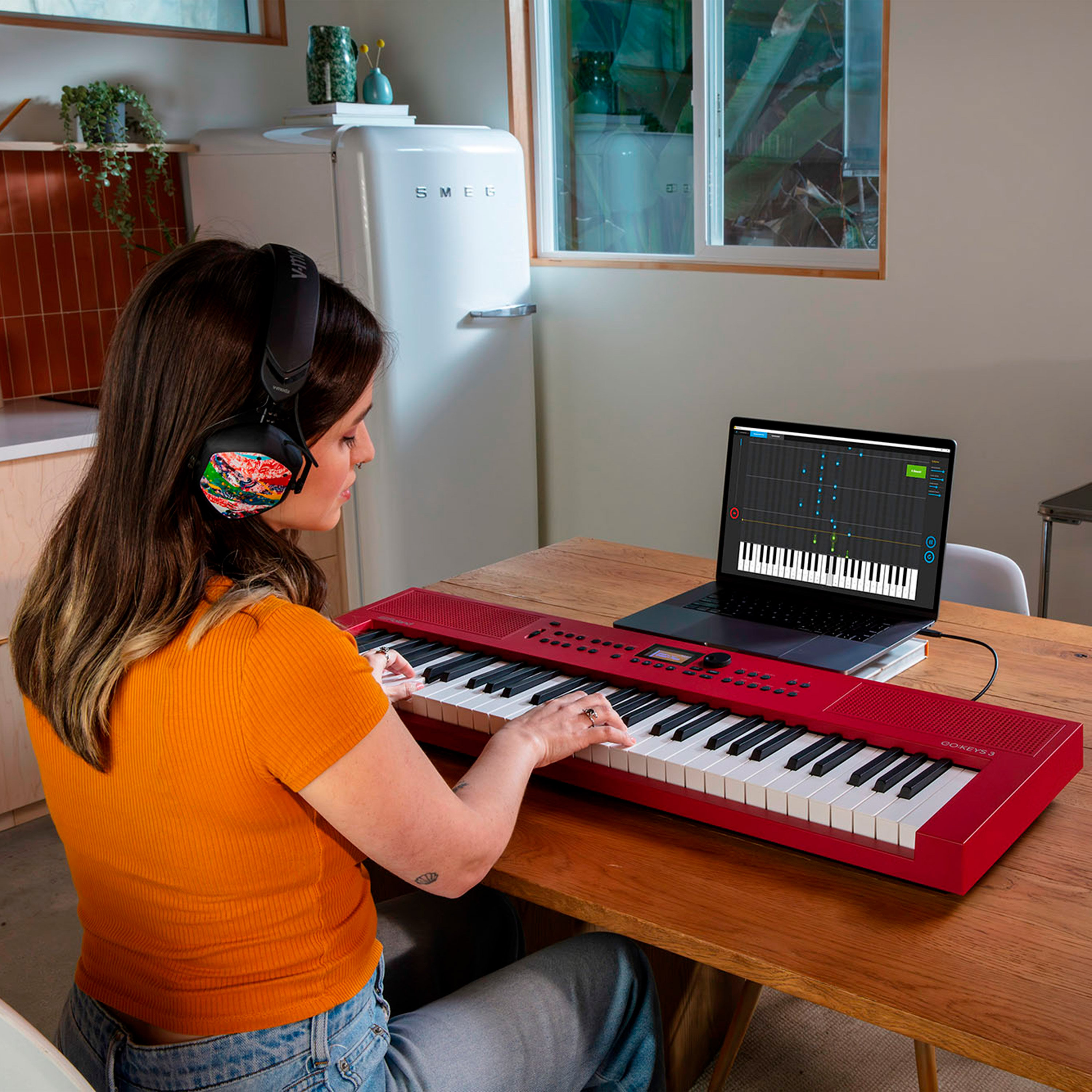 Roland GO:KEYS 3-RD Dark Red - Piano portable SonoVente.com