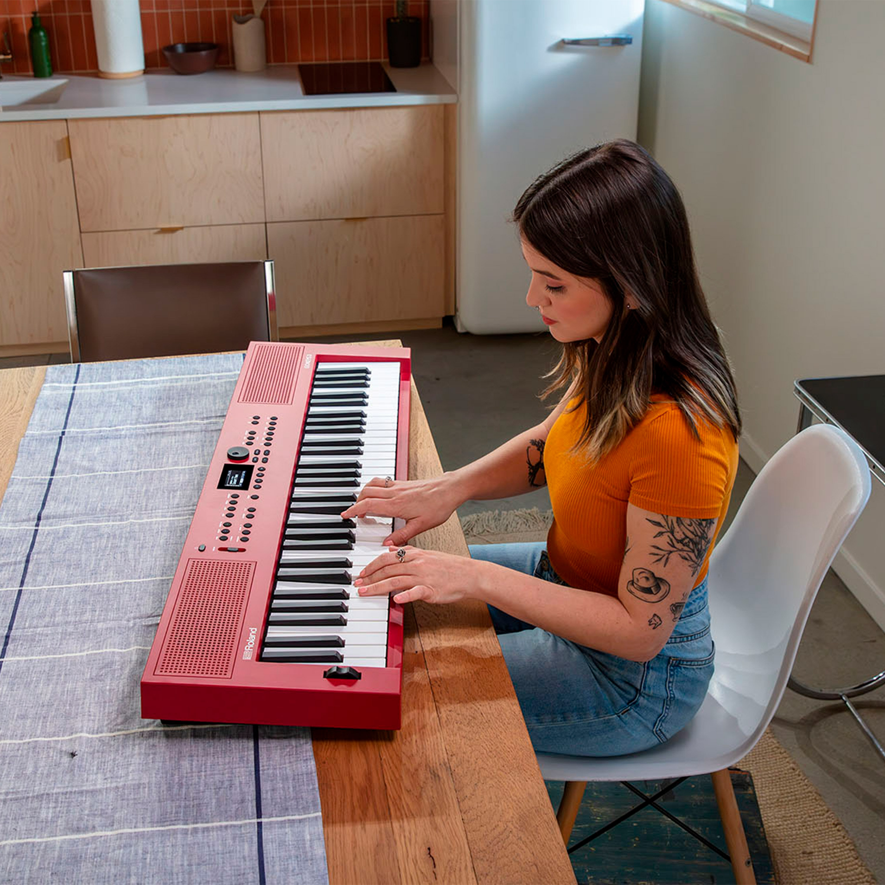 Roland GO:KEYS 3-RD Dark Red - Piano portable SonoVente.com