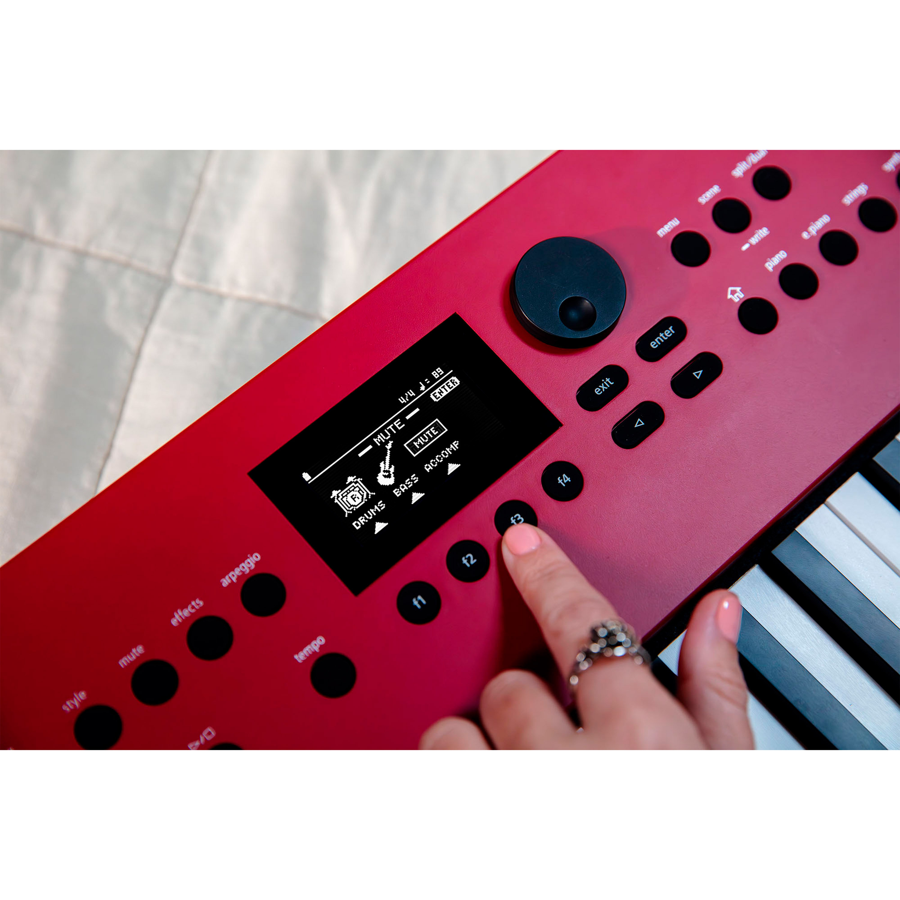 Roland GO:KEYS 3-RD Dark Red - Piano portable SonoVente.com