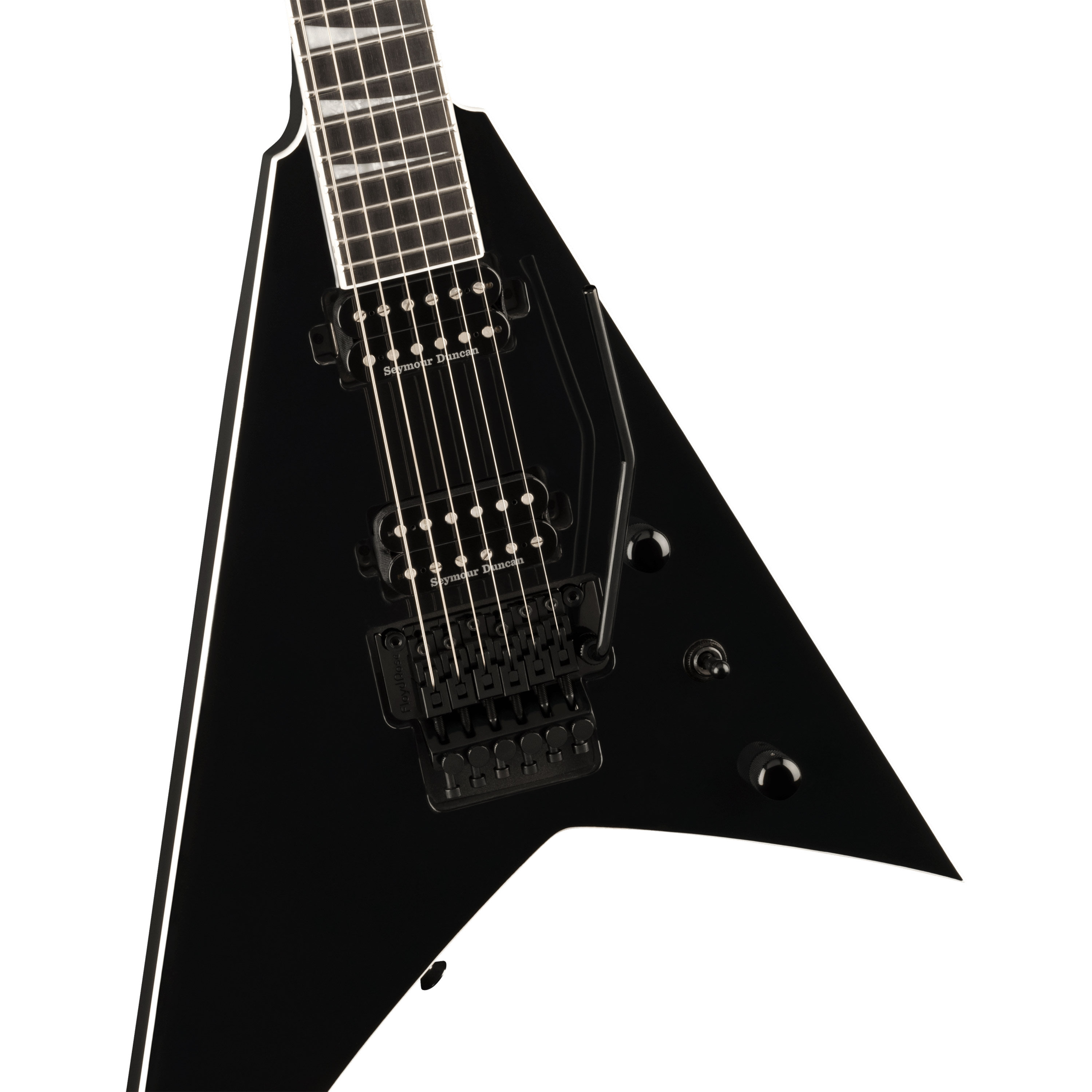 Jackson Pro Plus Series Rhoads RR24 Eb Deep Black - Guitare flying V ...