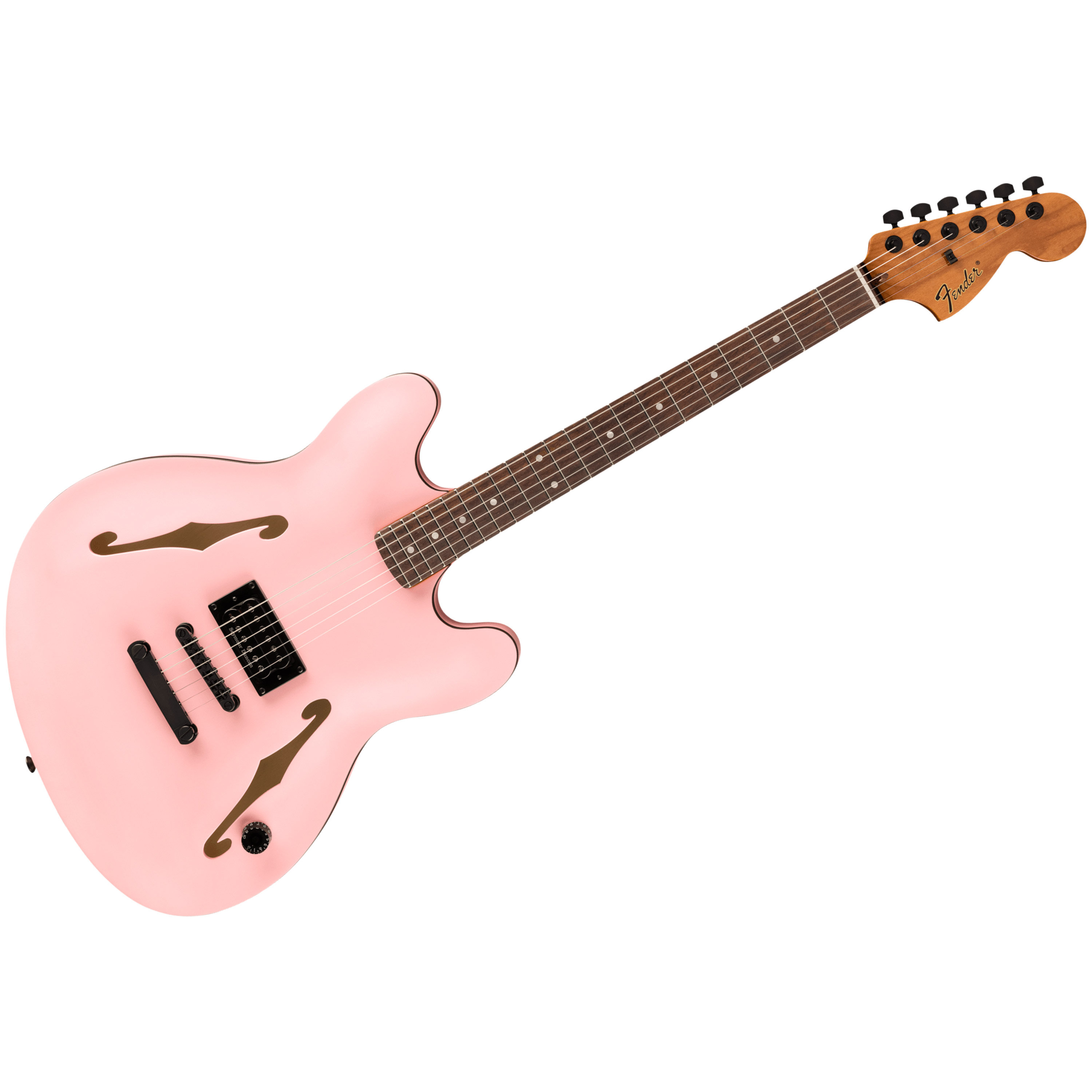 Fender Tom DeLonge Starcaster RW Satin Shell Pink - Guitare signature ...