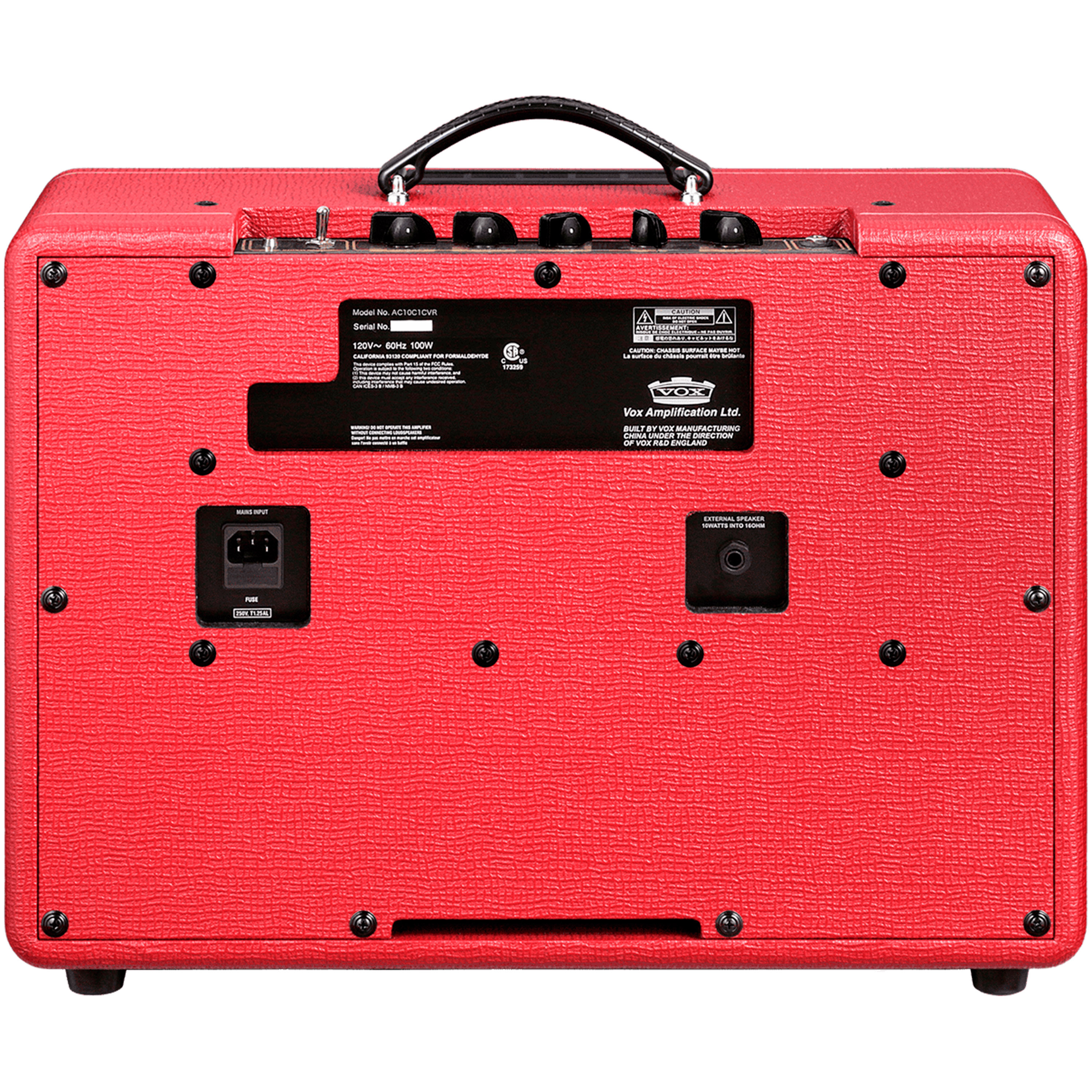Vox AC10 C1 CVR Classic Vintage Red Limited Edition - Combo guitare ...