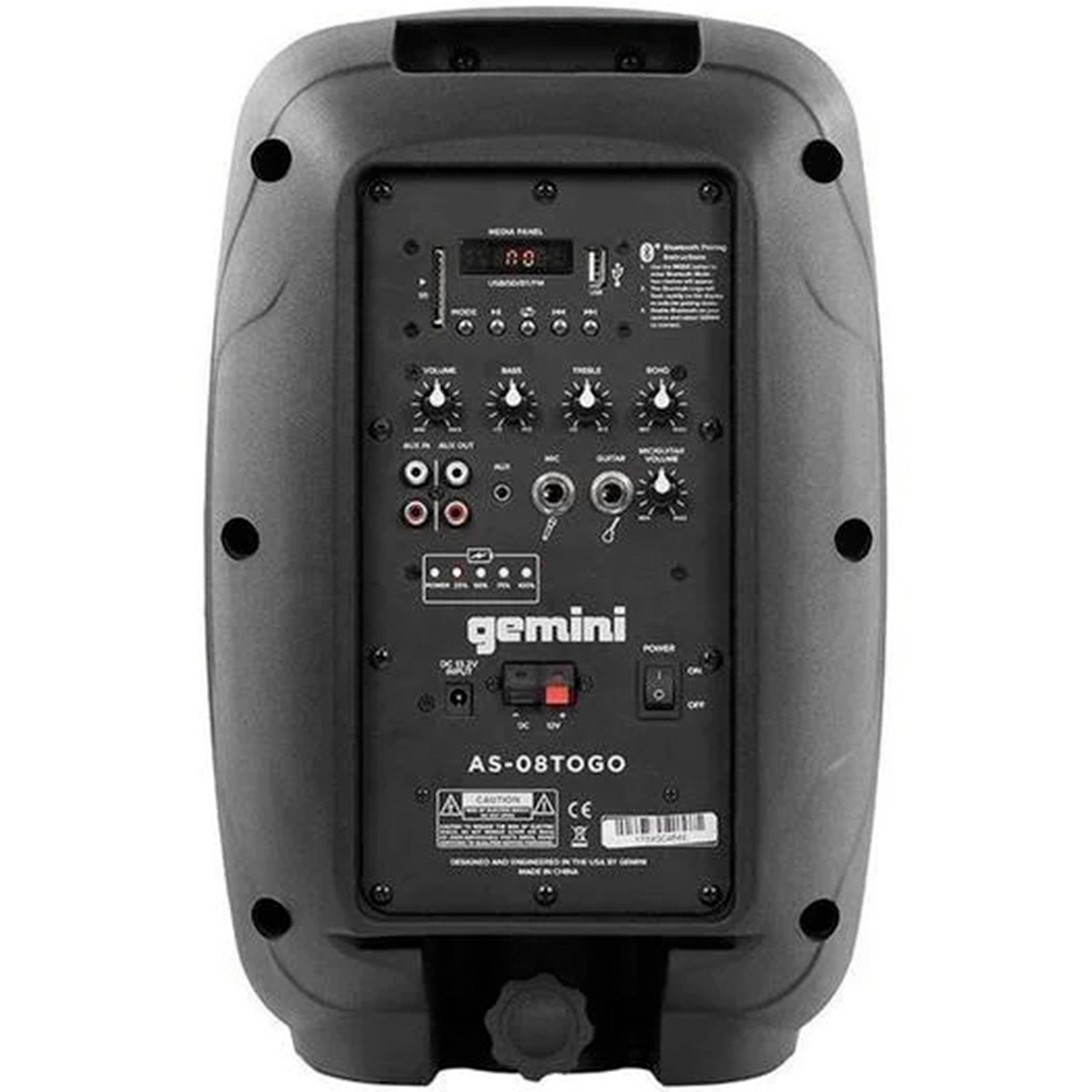 Gemini AS-08TOGO - Sono portable SonoVente.com