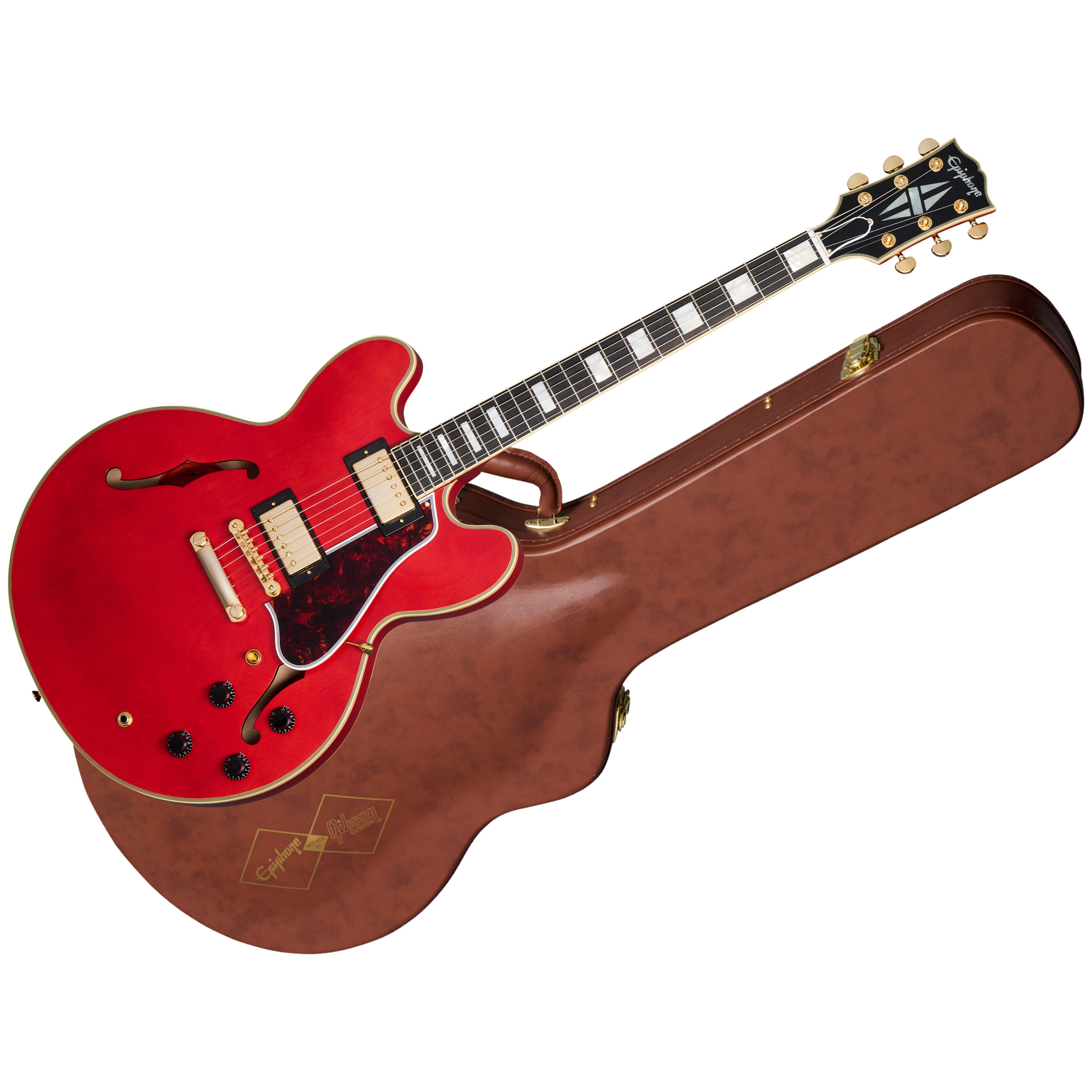 Epiphone 1959 ES-355 Cherry Red - Guitar Hollow Body SonoVente.com - en