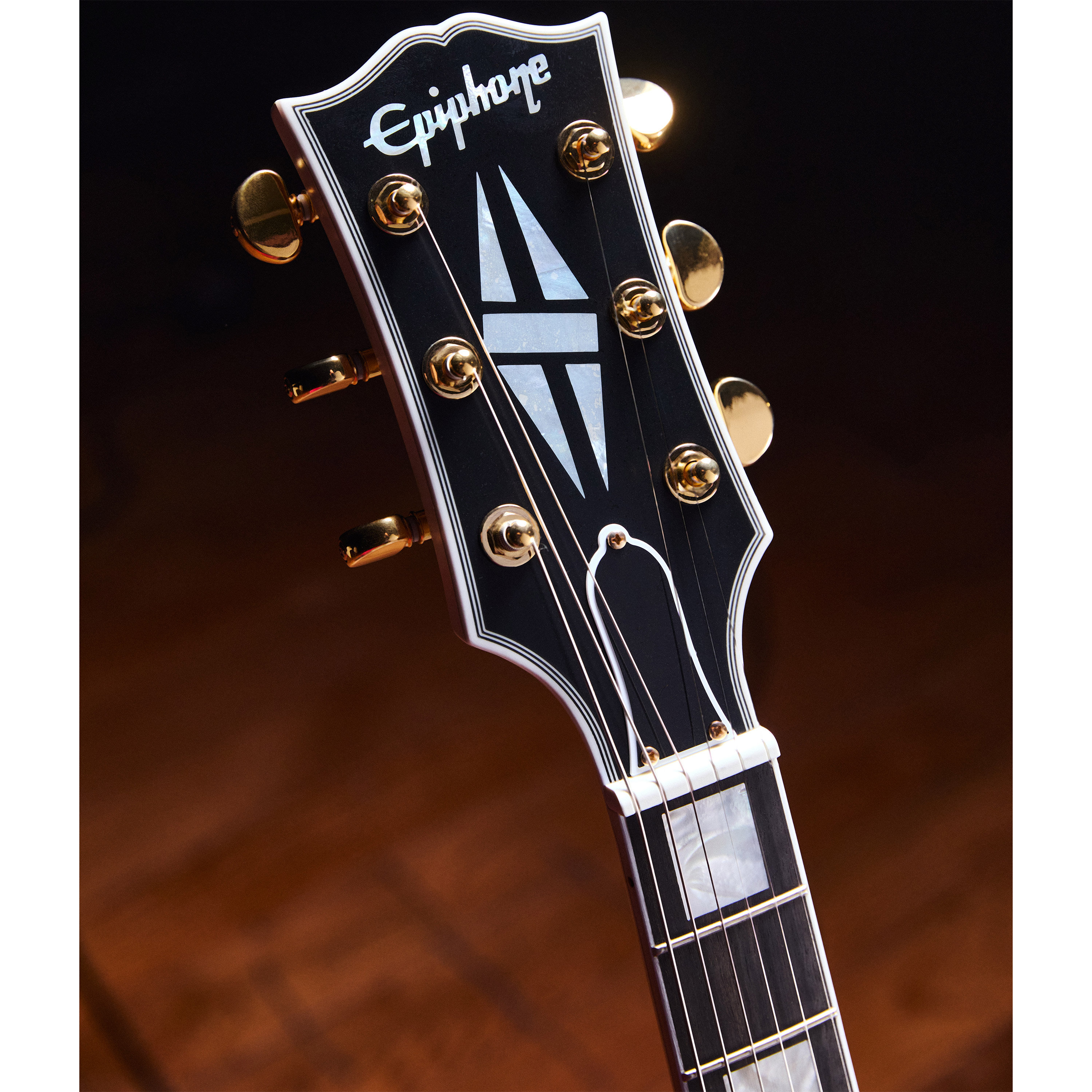 Epiphone 1959 ES-355 Classic White - Guitare hollow body SonoVente.com