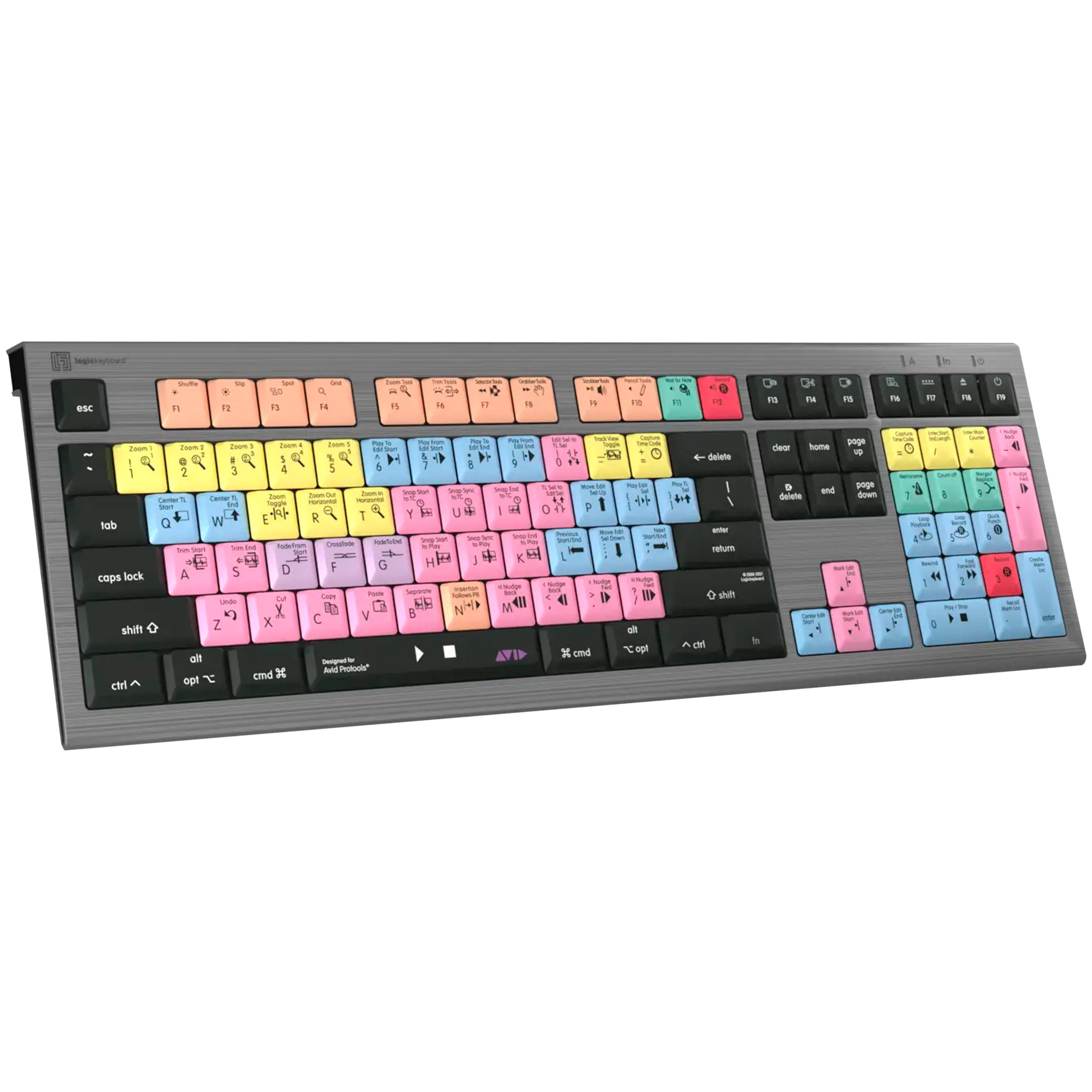 Logickeyboard Astra 2 Backlit Pro Tools mac AZERTY - Ordinateur et ...