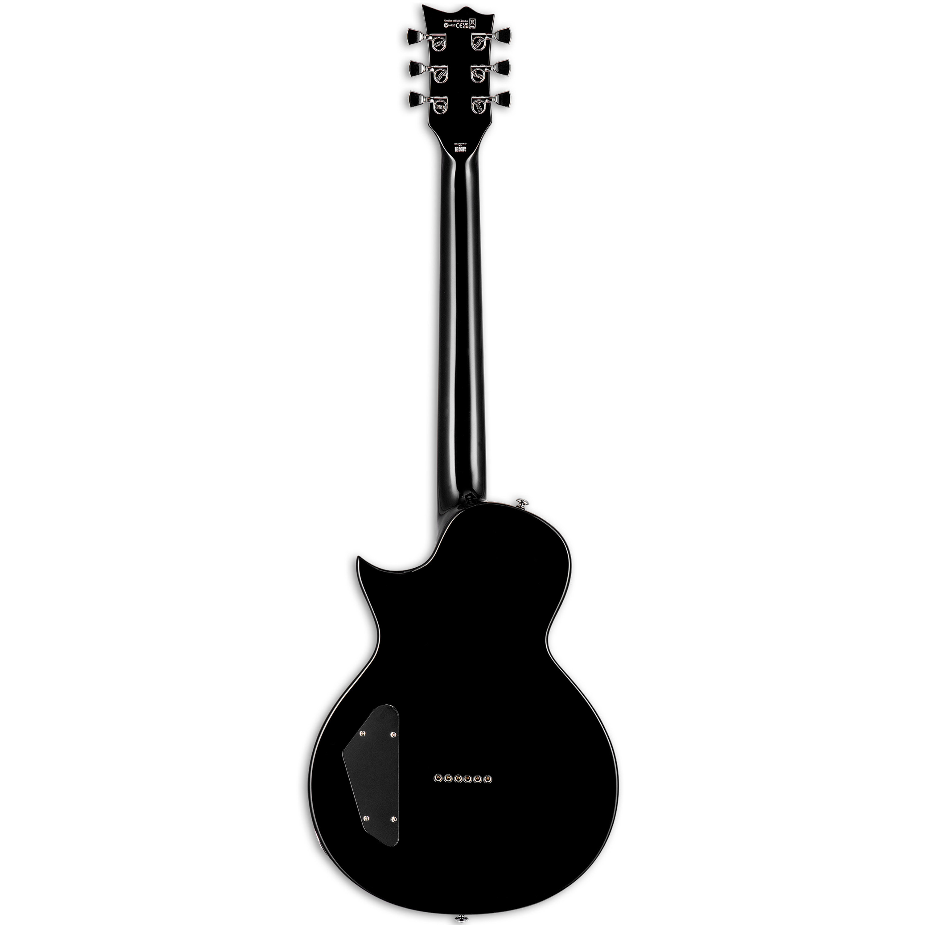 LTD EC 01 FT BLK Flat Top Black - Guitare forme LP SonoVente.com