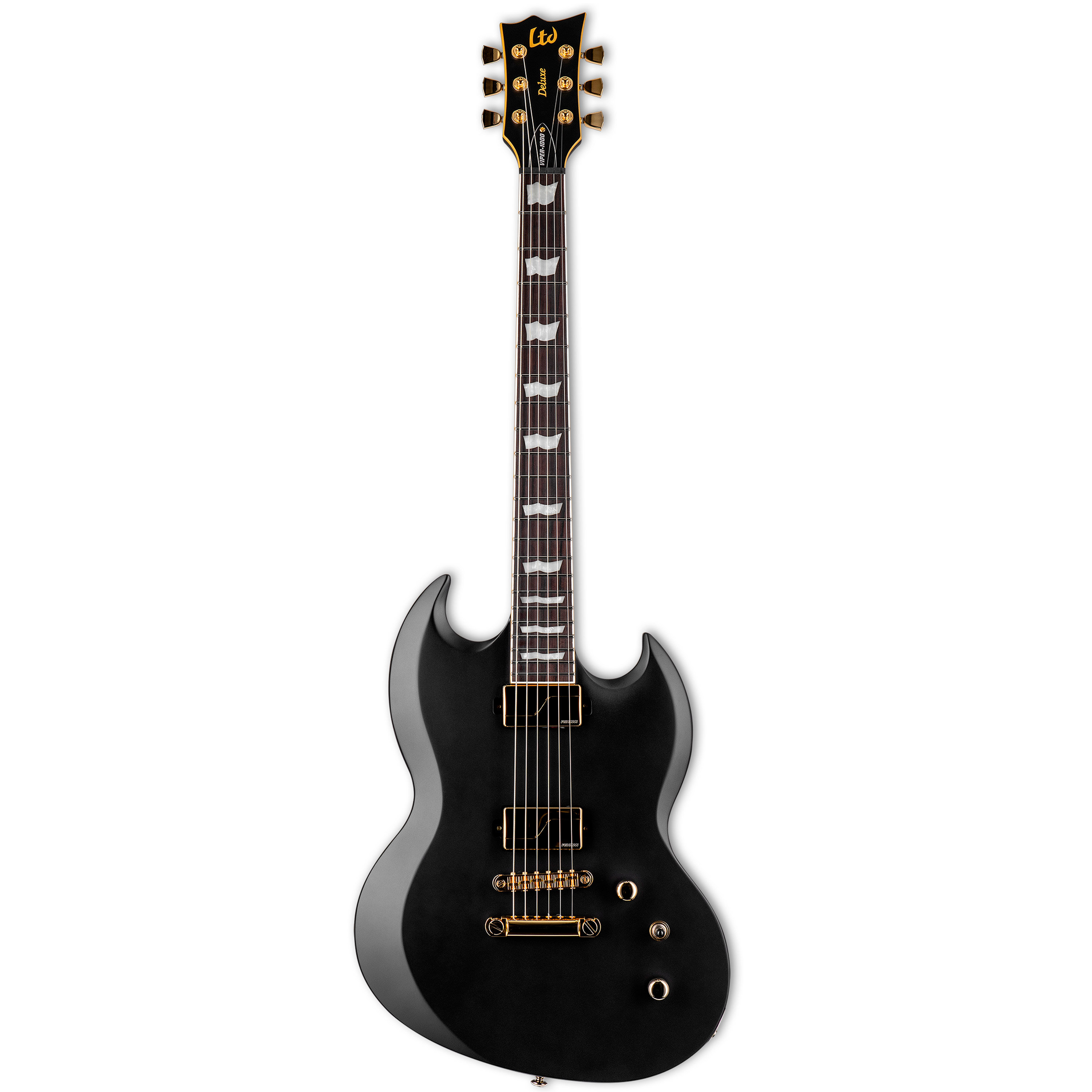 LTD VIPER 1000 VB Fluence Modern Vintage Black - Guitare double cut ...