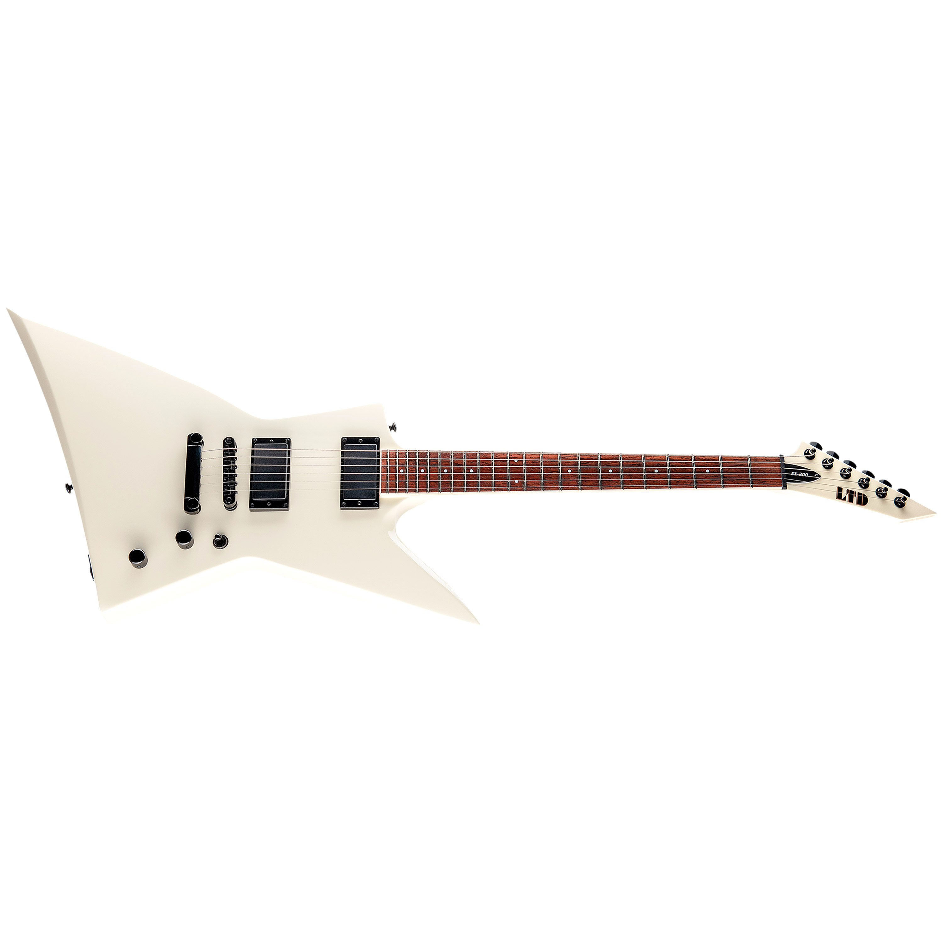 LTD EX-200 OW Olympic White - Guitare explorer SonoVente.com