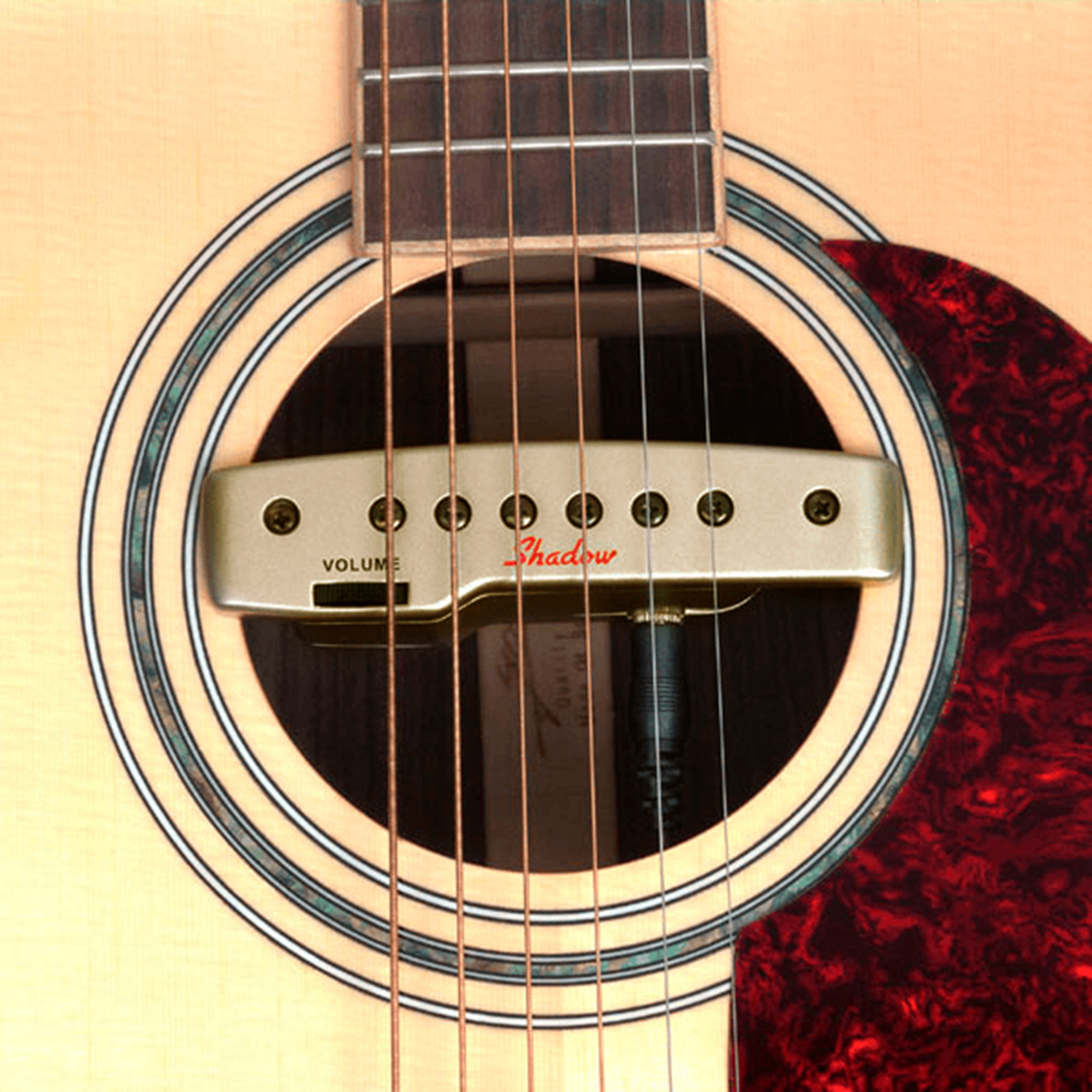 Shadow SH 145-Gold Prestige Micro rosace actif double - Micro guitare ...