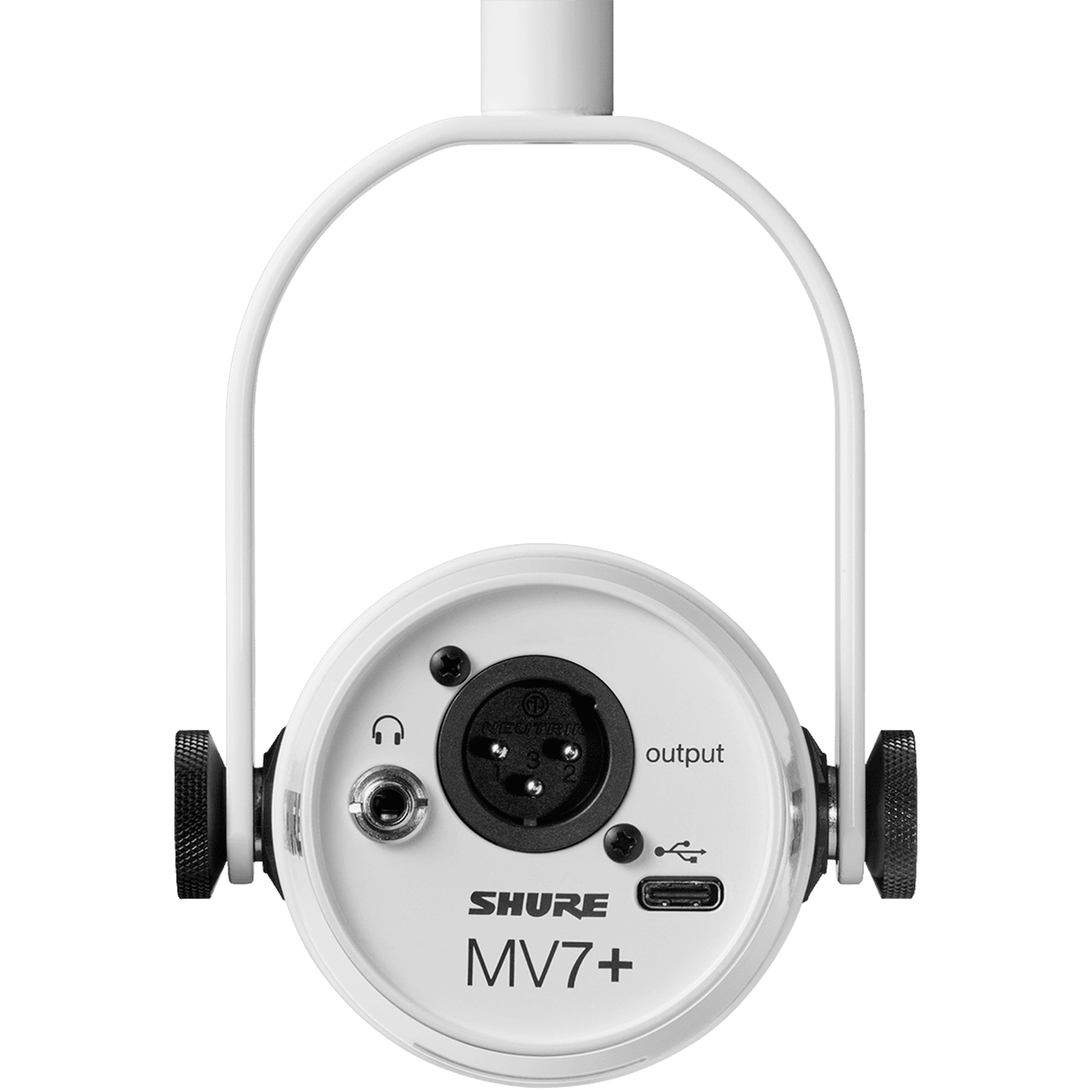 Shure MV7+ W - Micro dynamique SonoVente.com