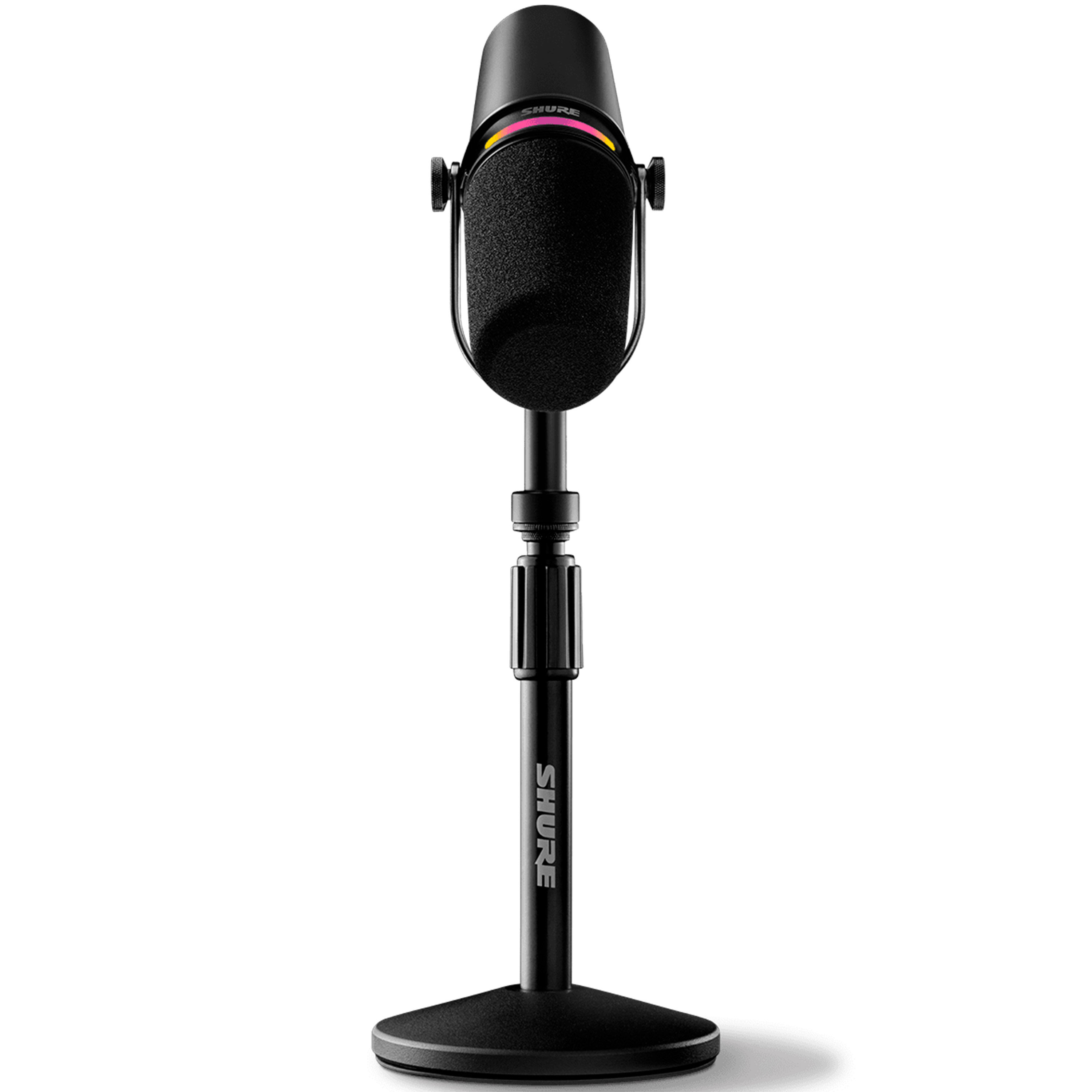 Shure MV7+ K avec stand de table - Micro dynamique SonoVente.com