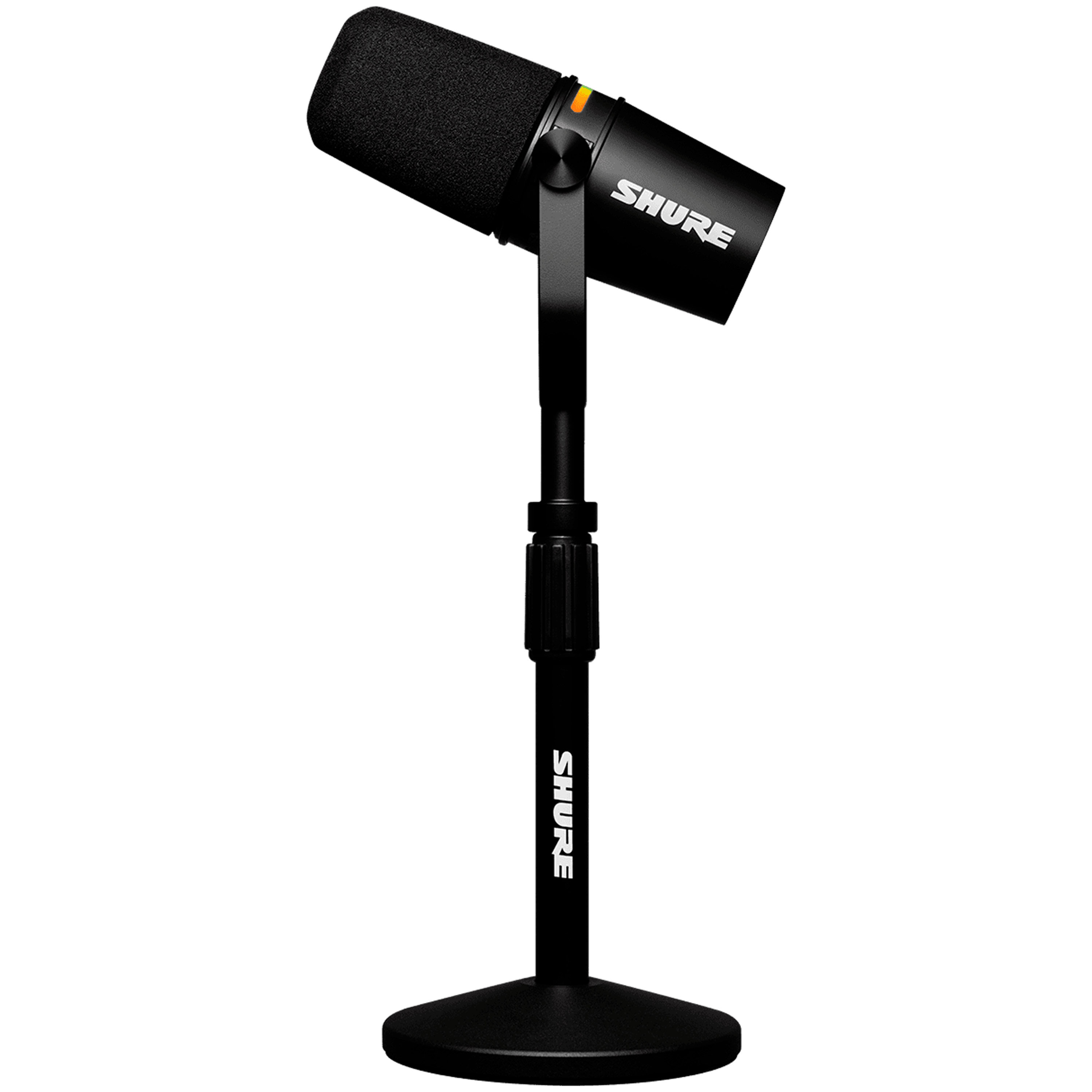 Shure MV7+ K avec stand de table - Micro dynamique SonoVente.com
