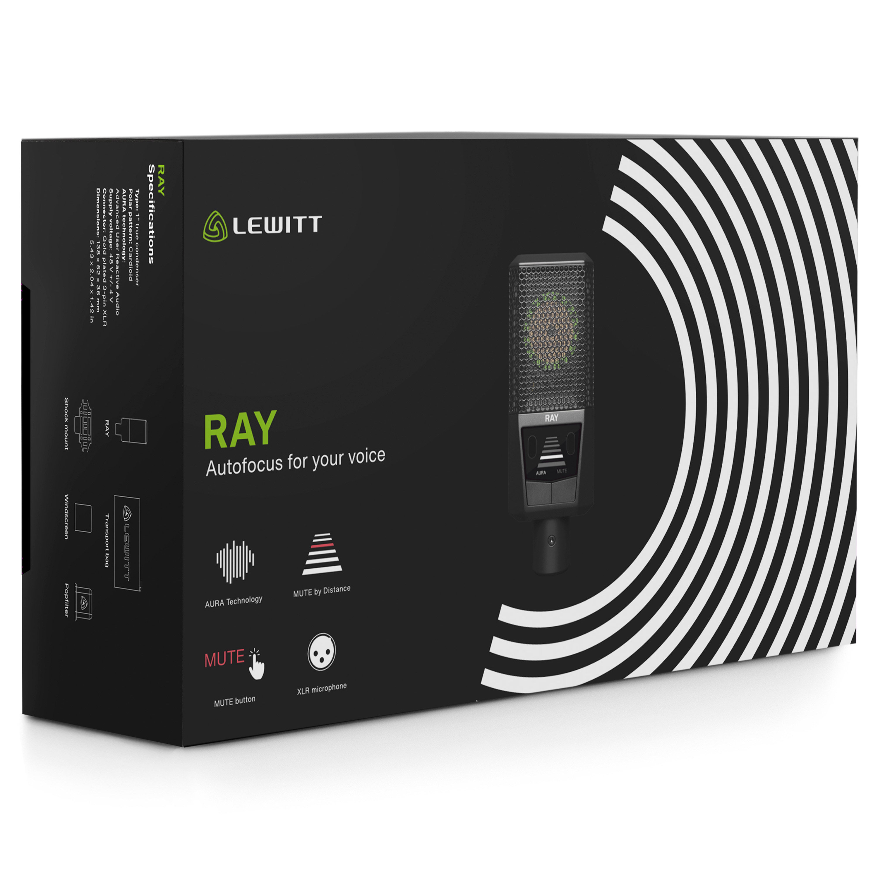 Lewitt Ray - Micro statique SonoVente.com