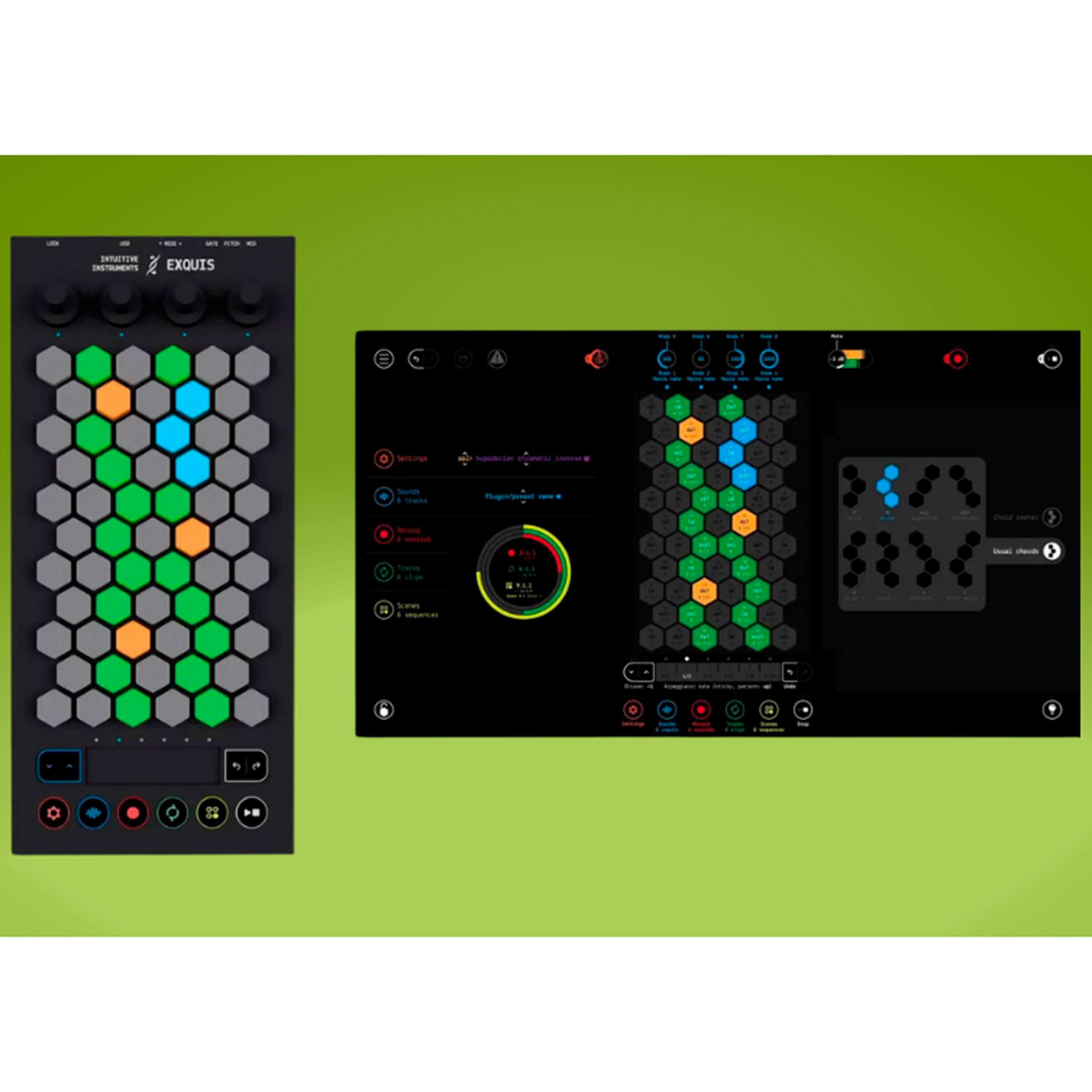Intuitive Instrument Exquis - Contrôleur MIDI SonoVente.com