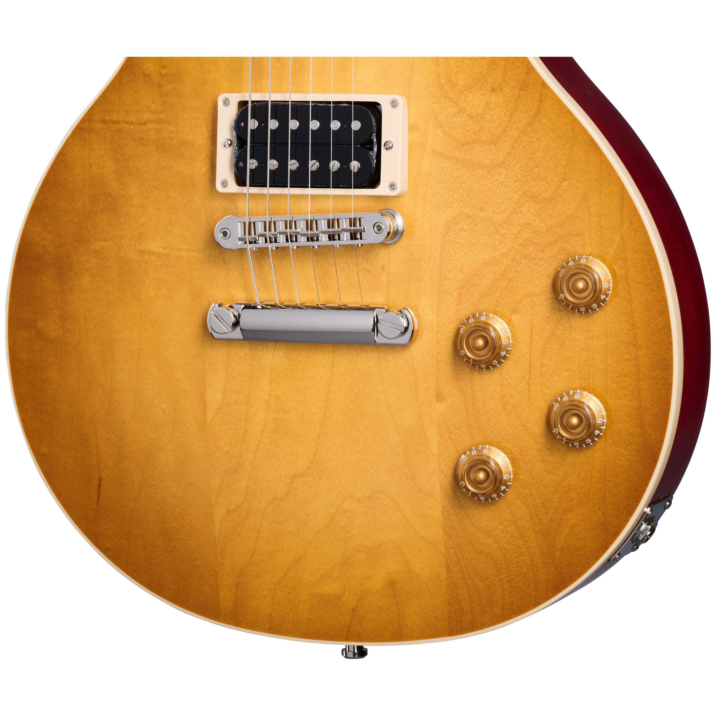 Gibson Slash Jessica Les Paul Standard Honey Burst/Red Back - Guitare ...