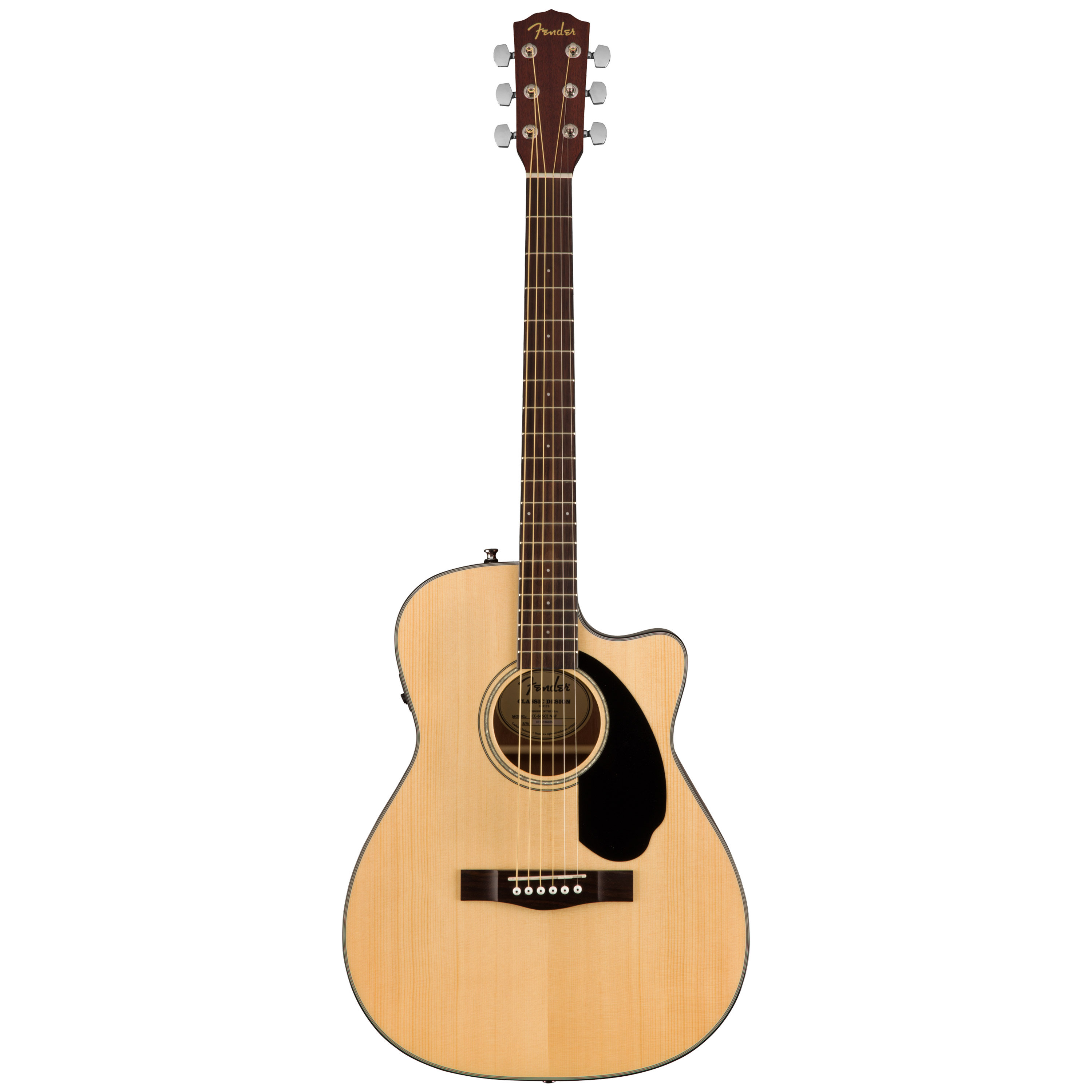 Fender CC-60SCE Concert WN Natural - Guitare folk électro SonoVente.com