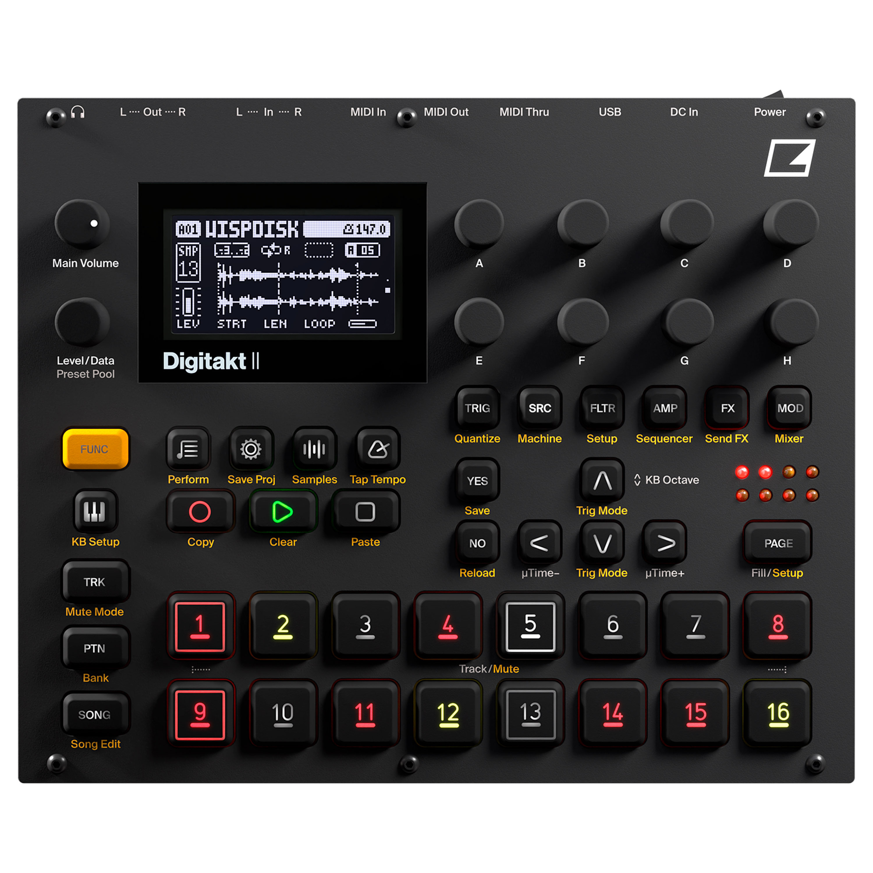 Digitakt 2 - Sampler / grooveBox Elektron Digitakt II SonoVente.com
