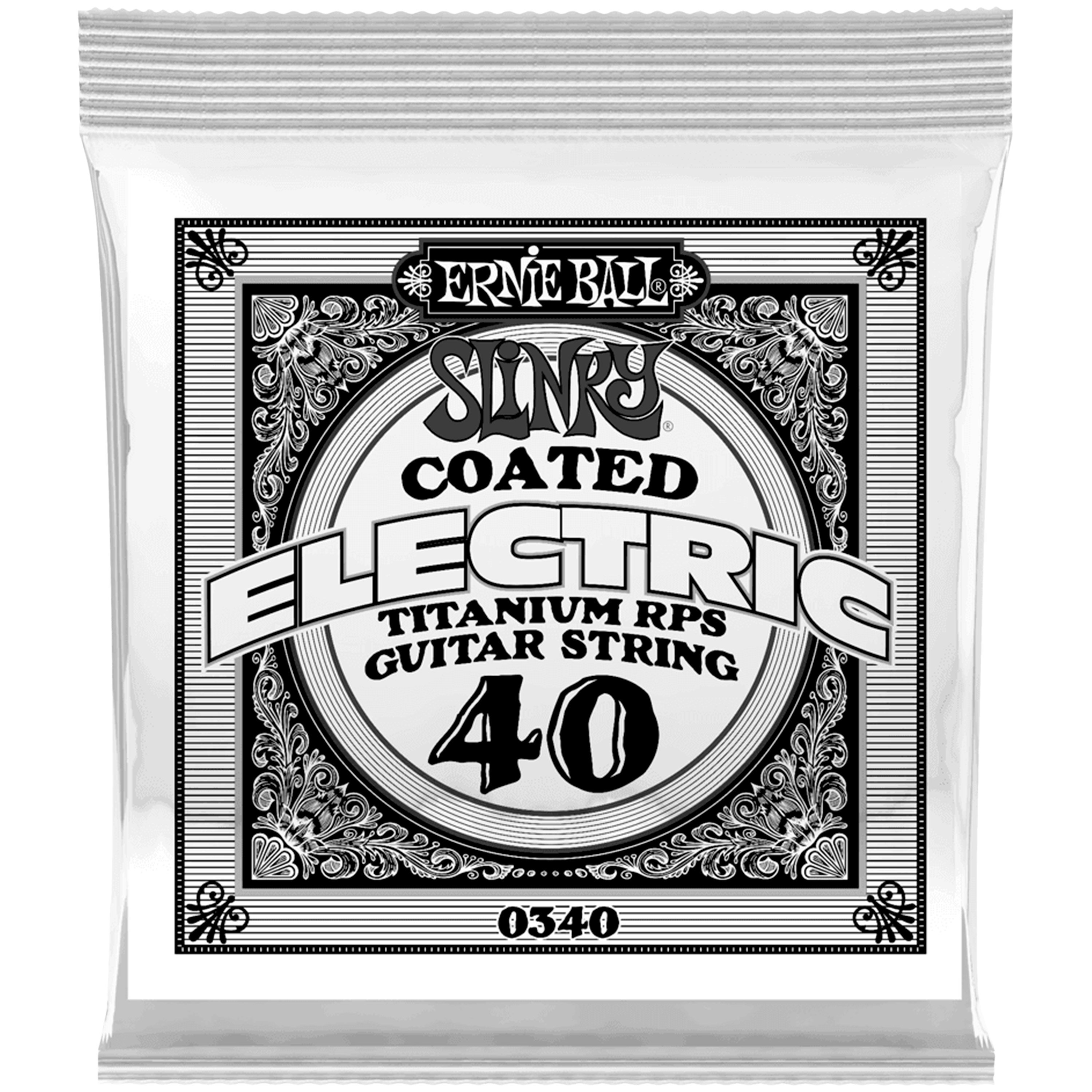 Ernie Ball 0340 Slinky Coated Titane 40 - Cordes guitare SonoVente.com