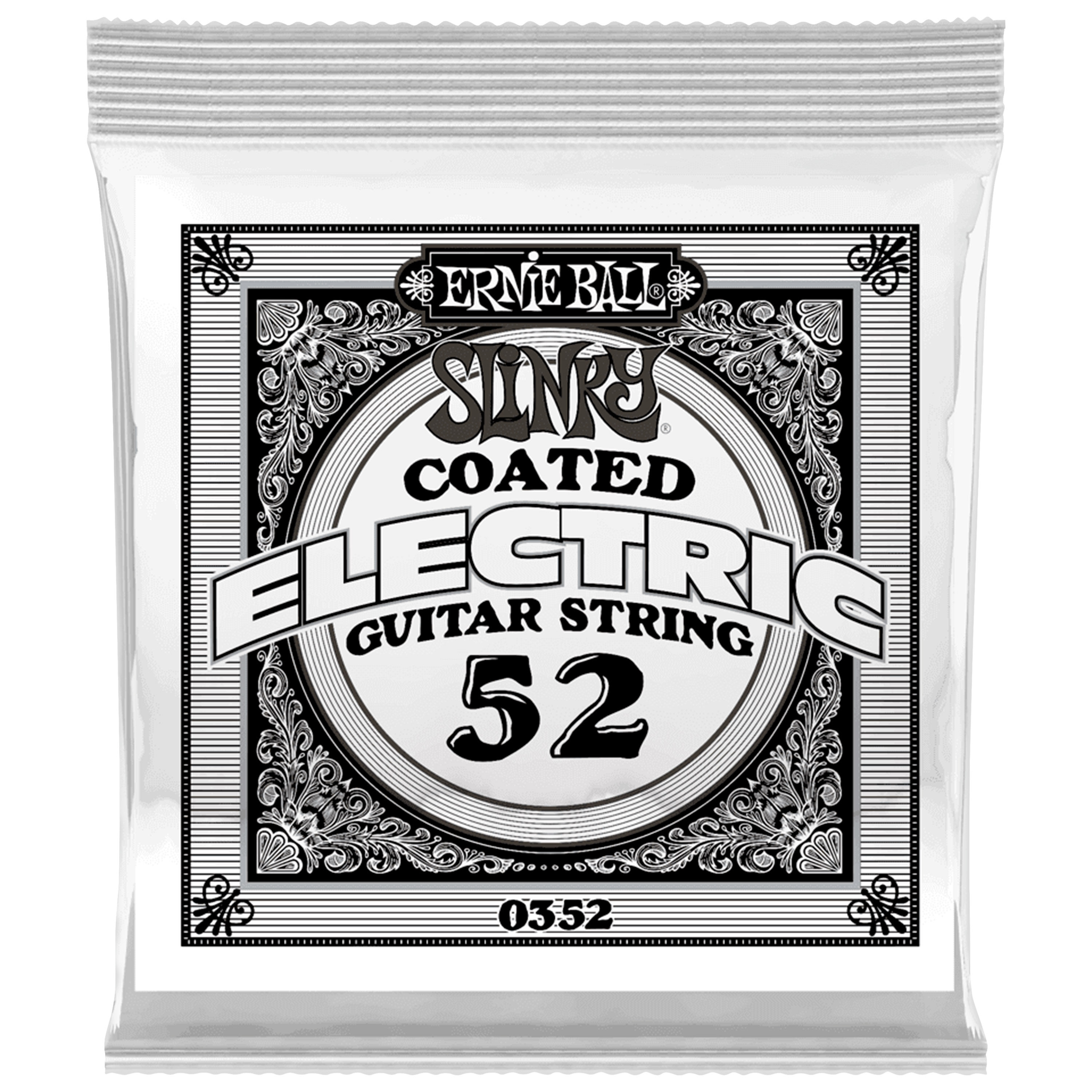 Ernie Ball 0352 Slinky Coated Nickel 52 - Cordes Guitare SonoVente.com ...