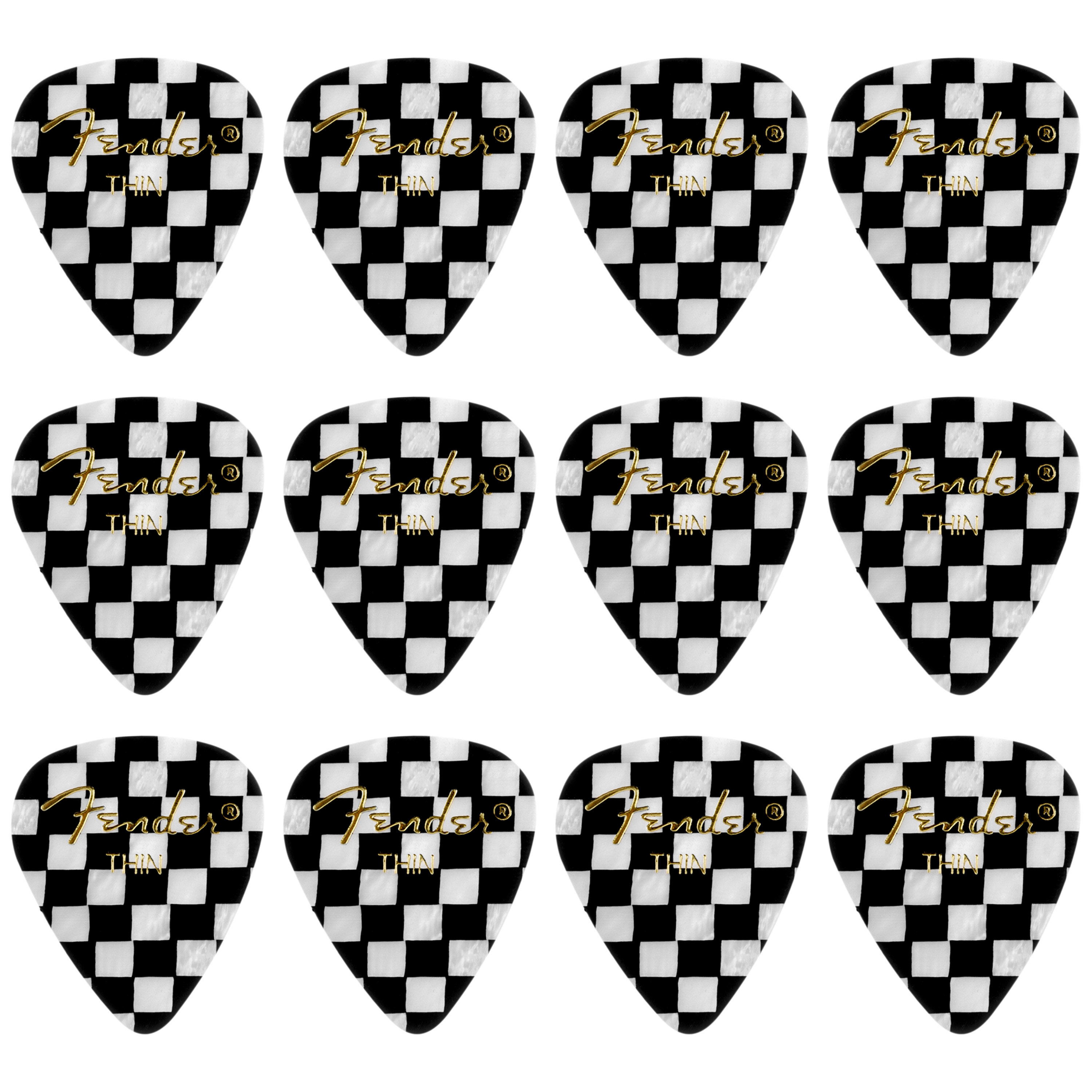 Fender 351 Shape Checker Heavy (lot de 12) - Médiators SonoVente.com